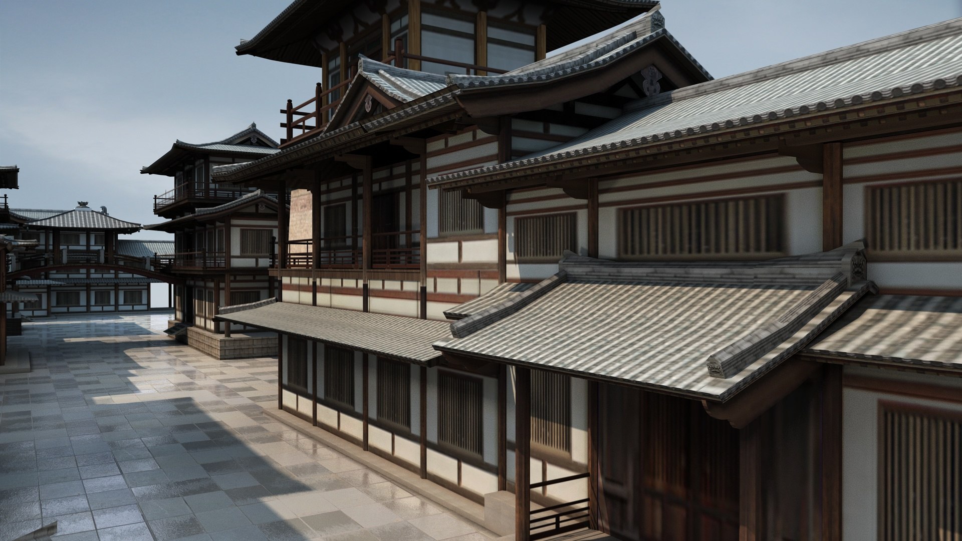3D Japan Japanese Street - TurboSquid 1671538