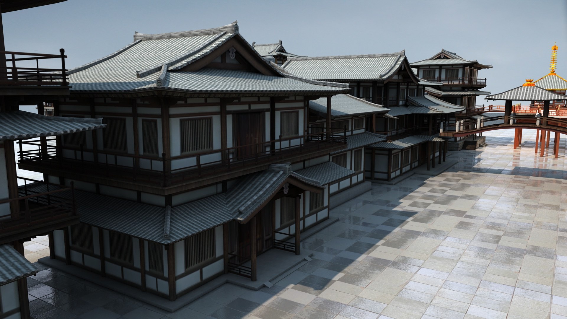 3D Japan Japanese Street - TurboSquid 1671538