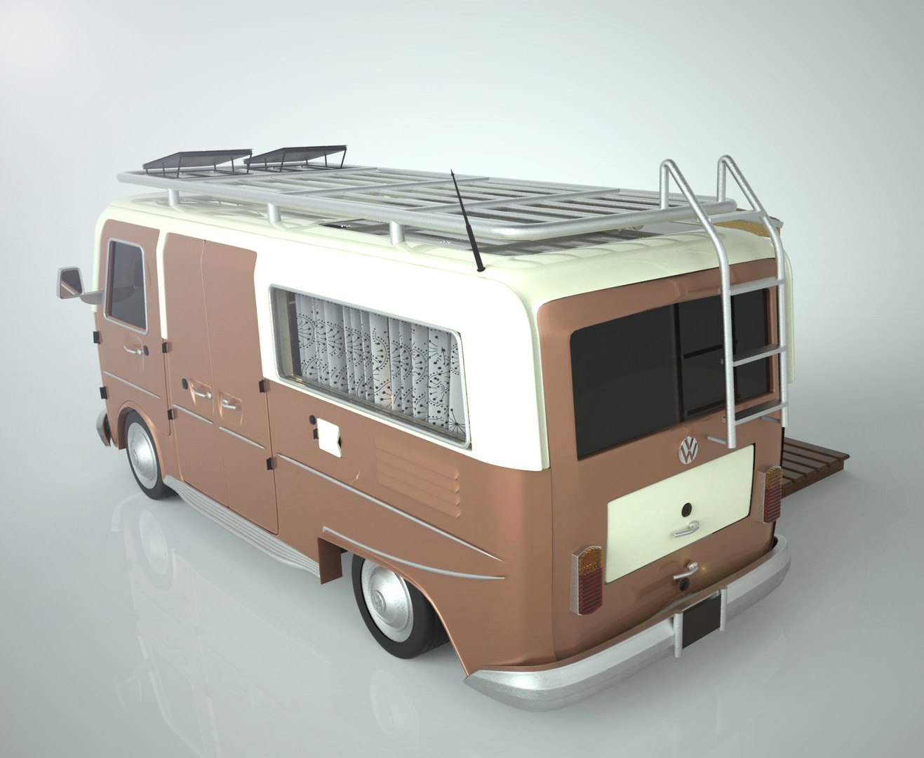 3d camping van model