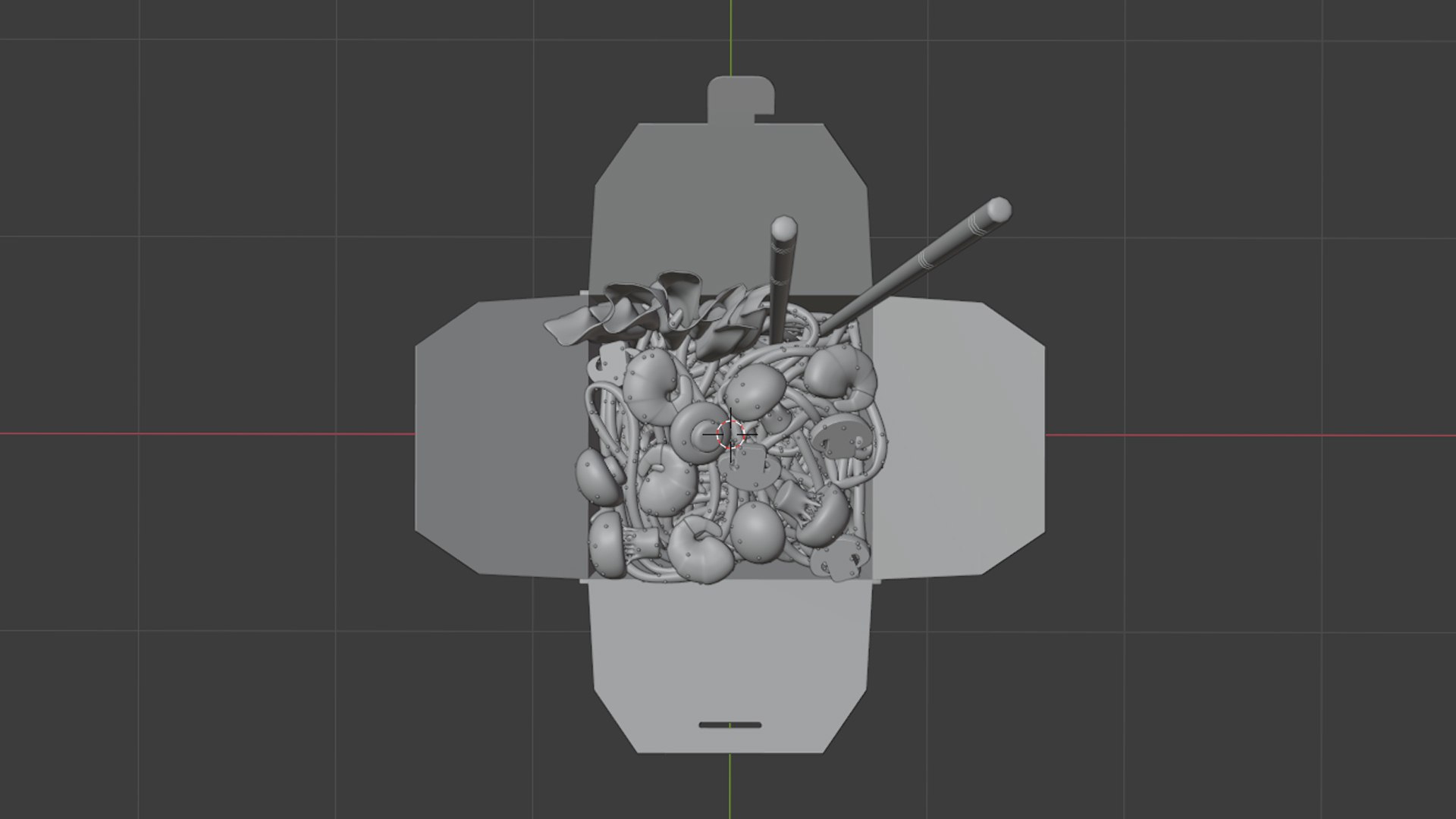Noodle Box 3D Model - TurboSquid 2009124