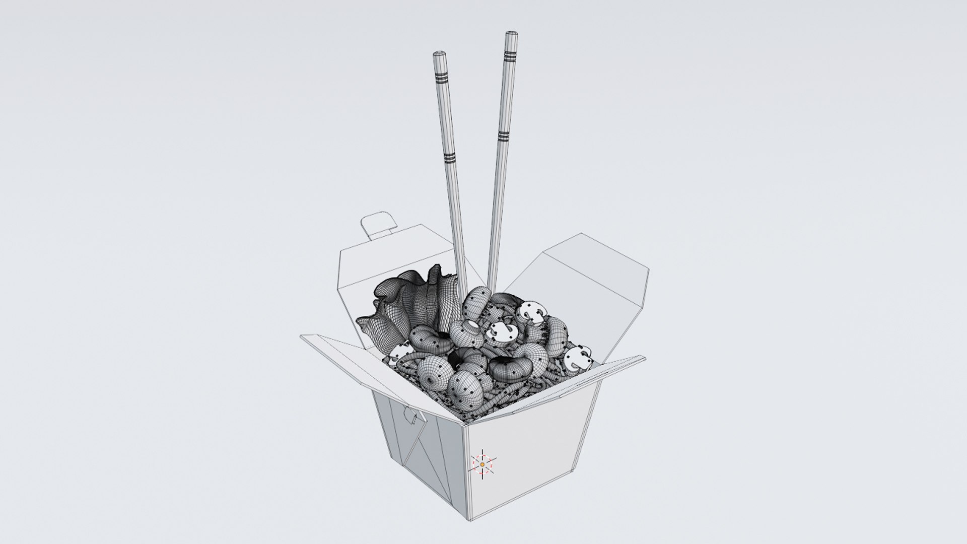 Noodle Box 3D Model - TurboSquid 2009124