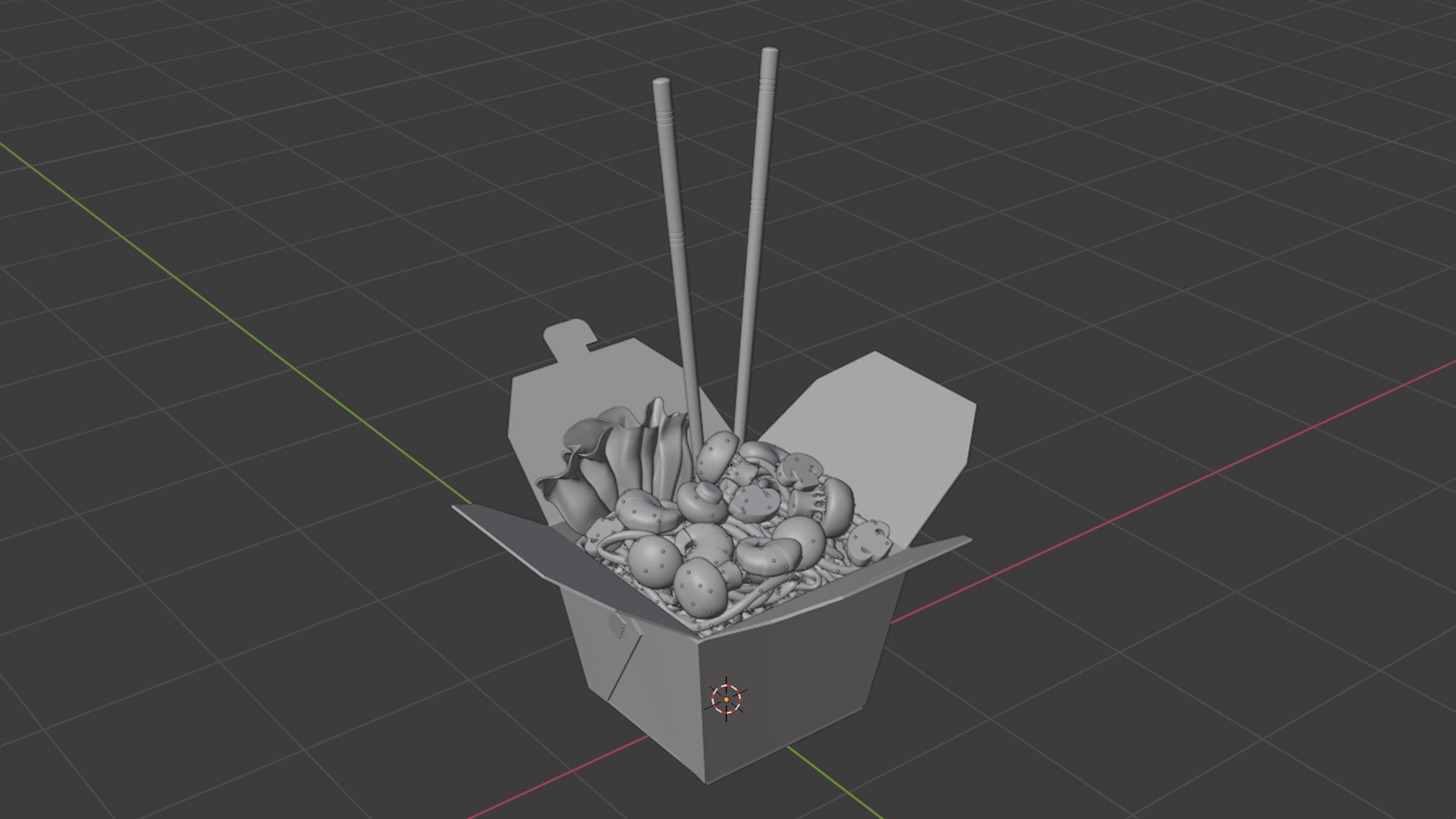 Noodle Box 3D Model - TurboSquid 2009124