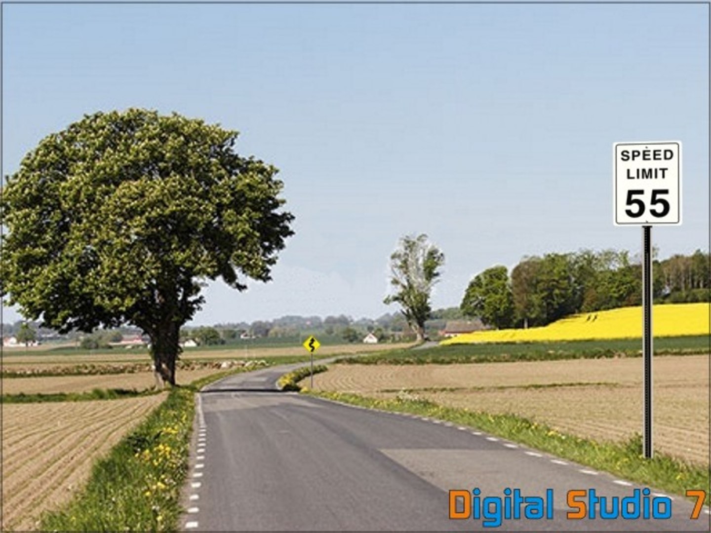 30 road signs 3d model