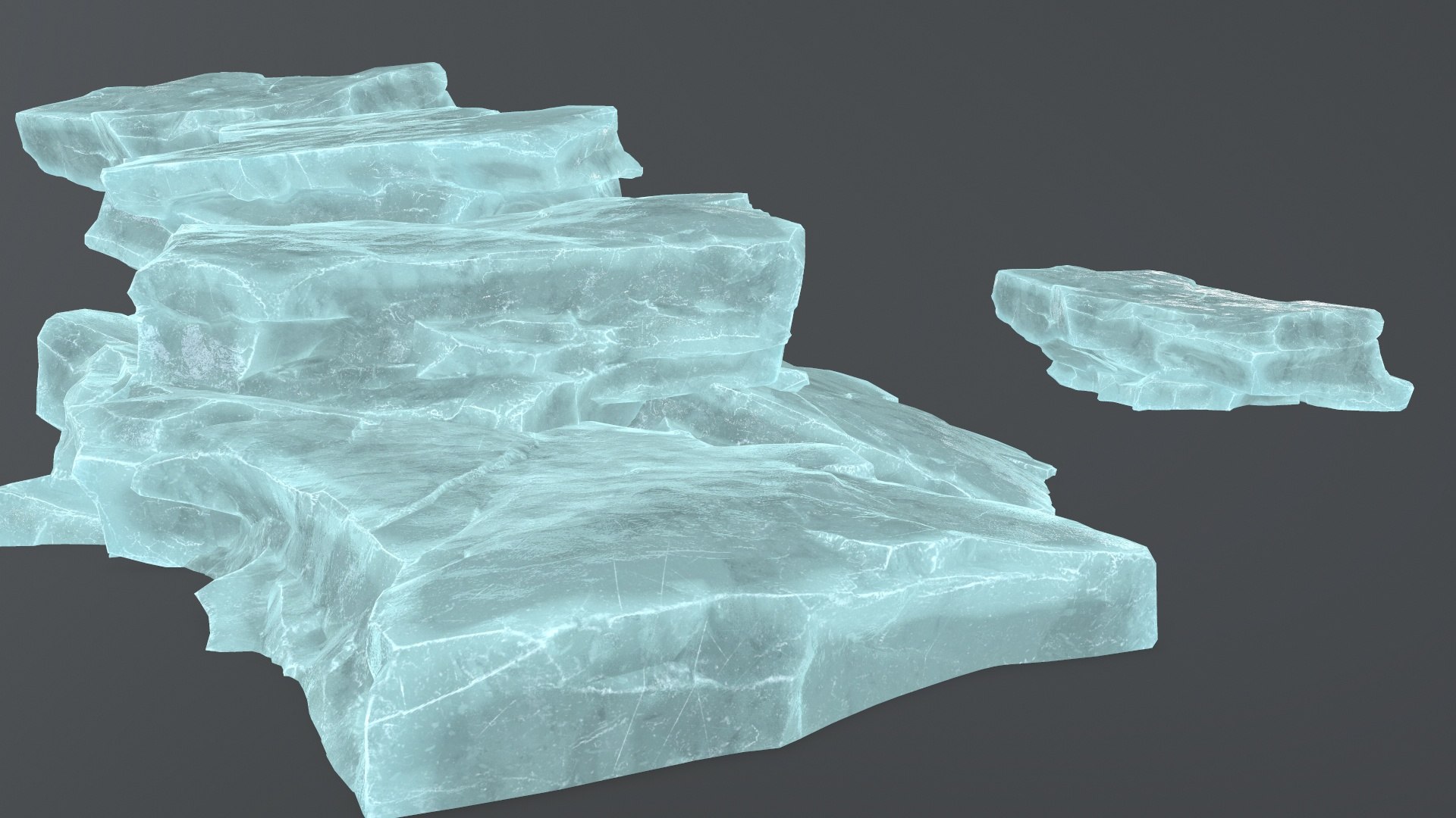 Iceberg Set 3D Model - TurboSquid 1843886