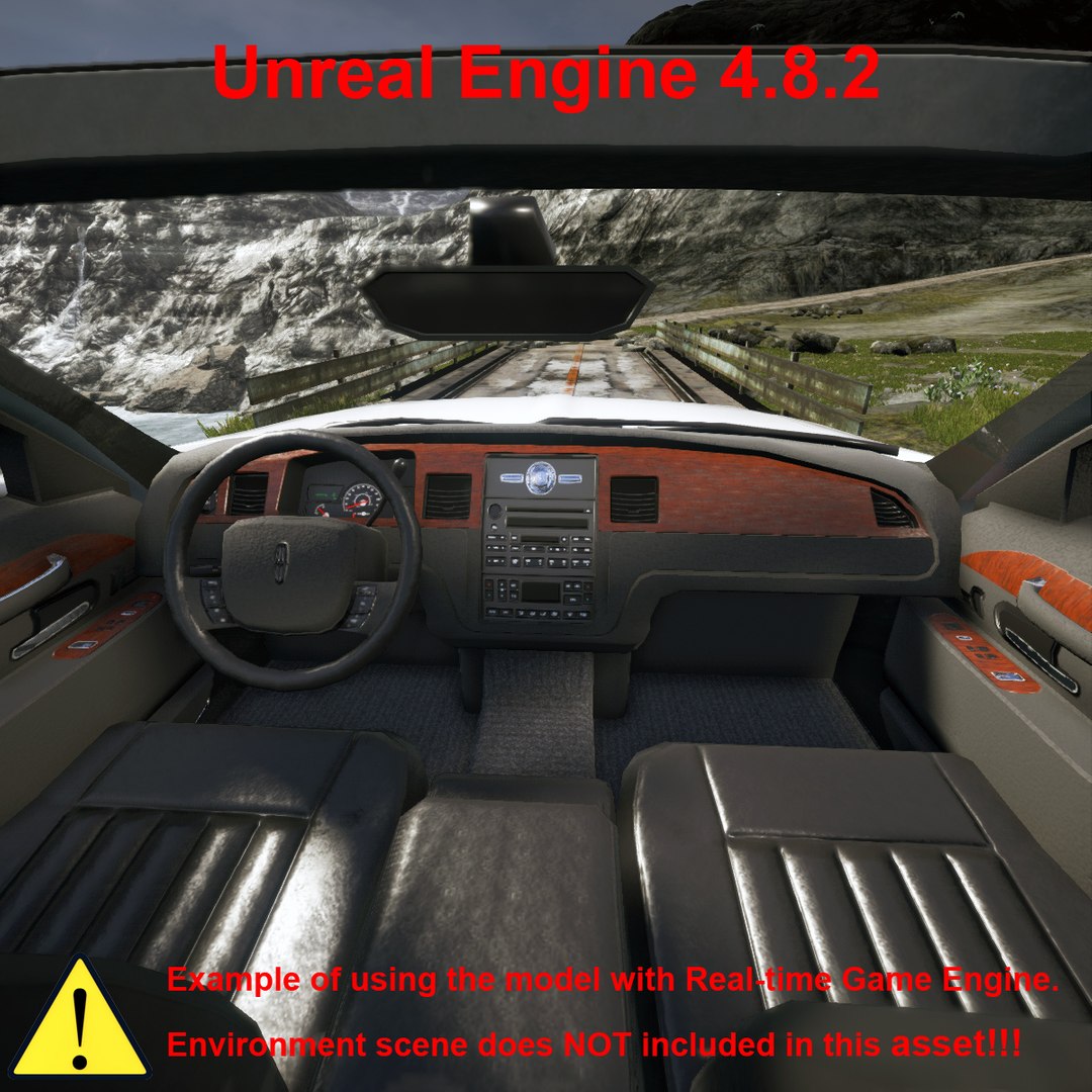 Town Car Limo 3d Max