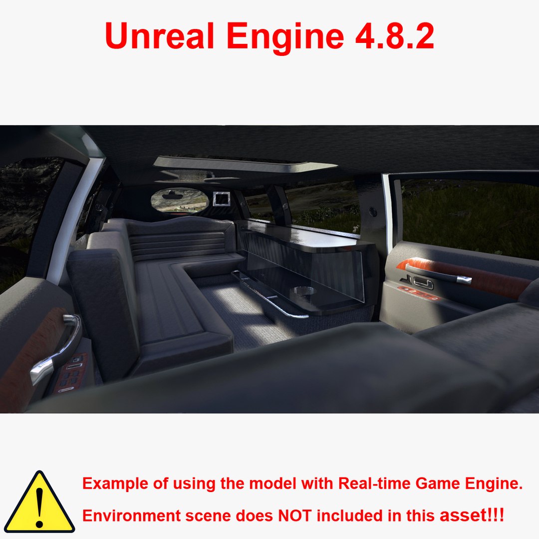 Town Car Limo 3d Max