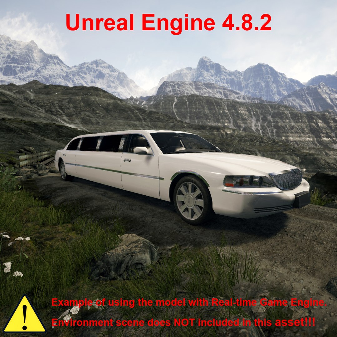 Town Car Limo 3d Max