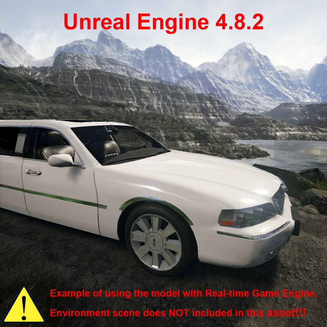 Town Car Limo 3d Max