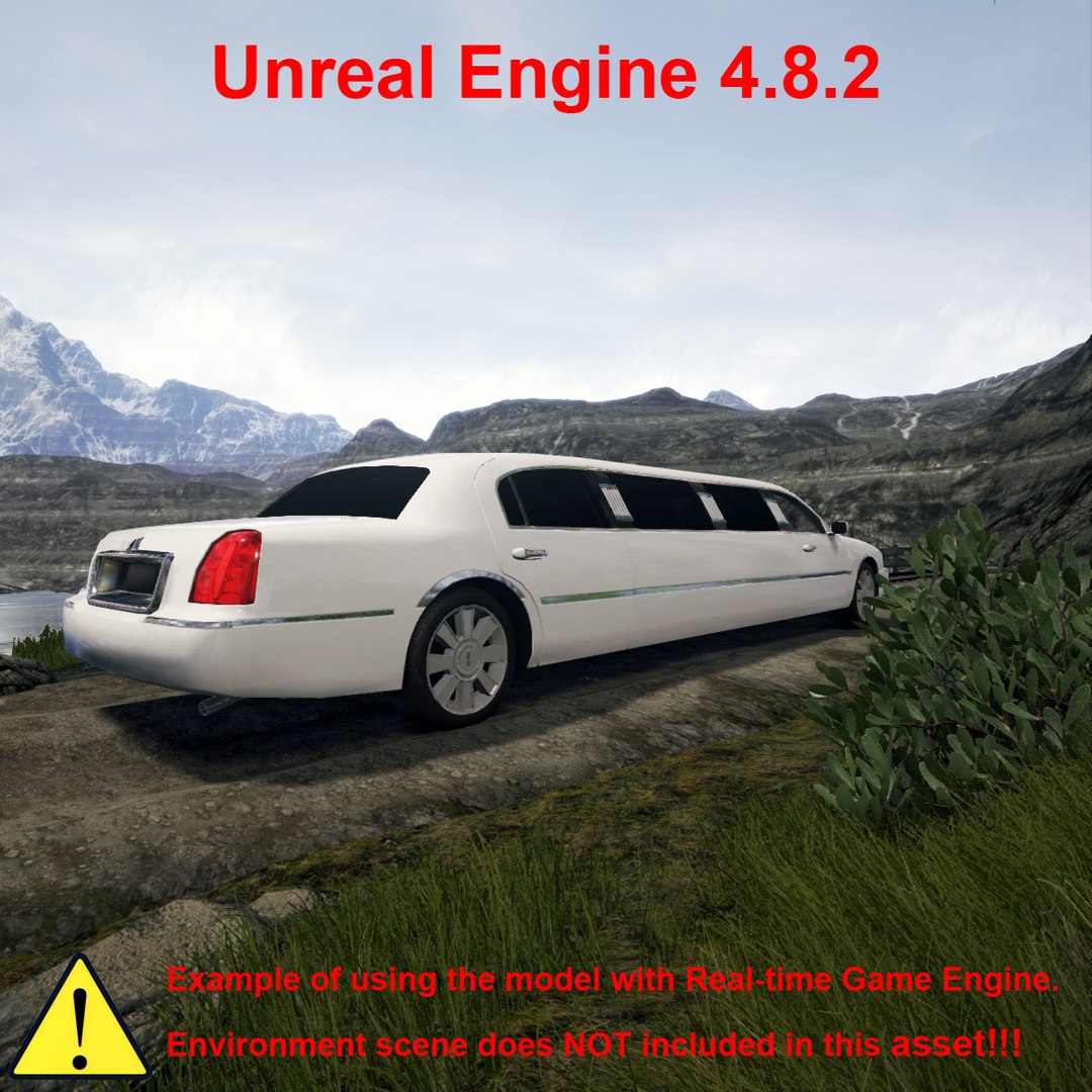 Town Car Limo 3d Max