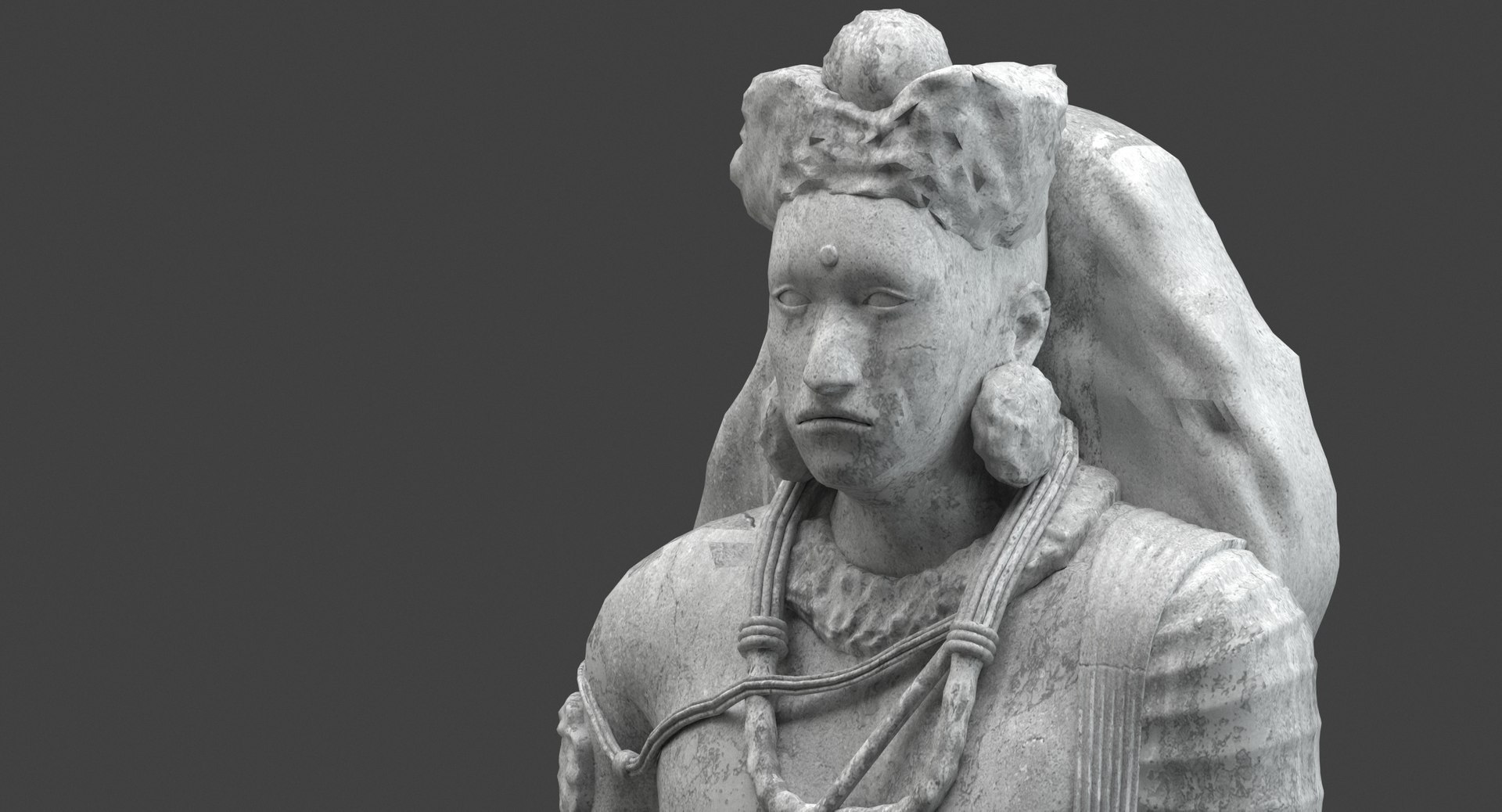 3D Statue Ancient 1 - TurboSquid 1503110