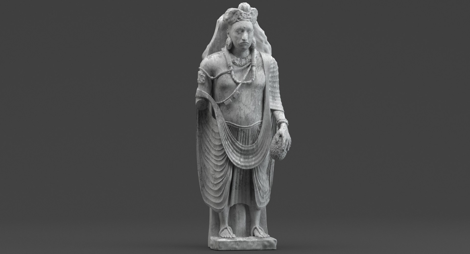 3D Statue Ancient 1 - TurboSquid 1503110