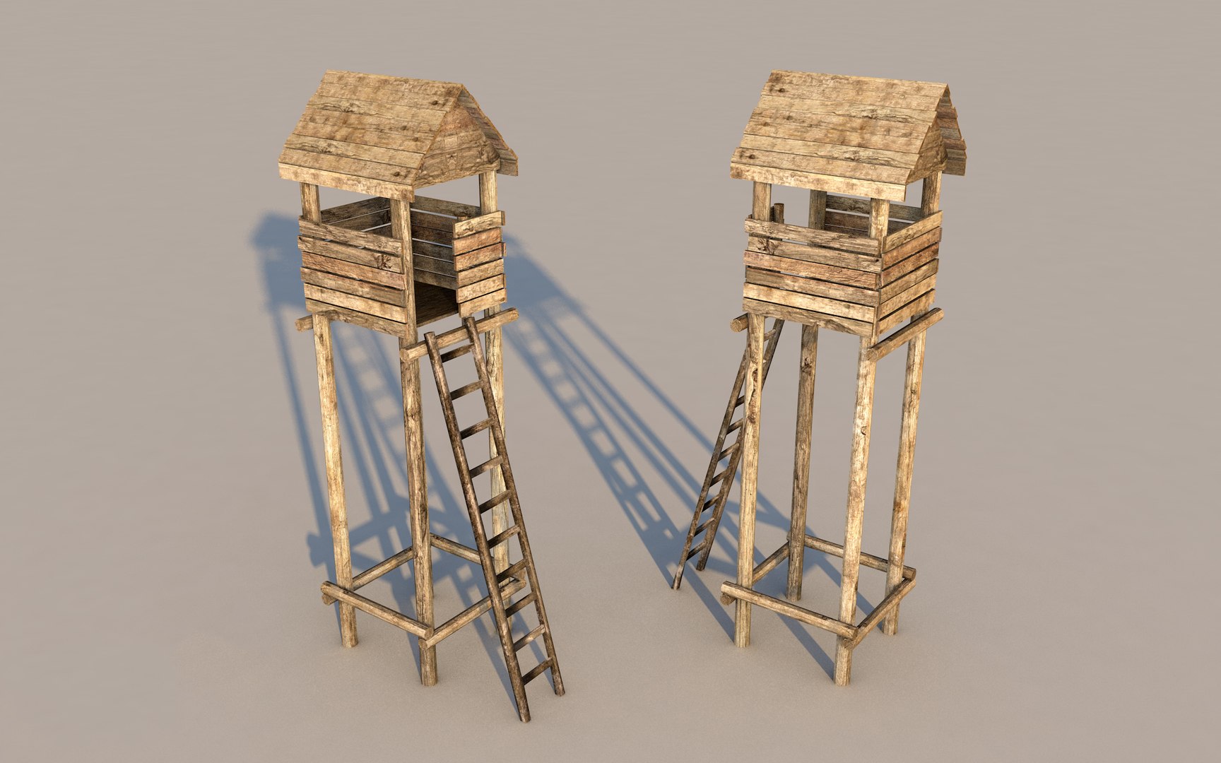 Medieval Tower Guard Lookout 3D Model - TurboSquid 1512761