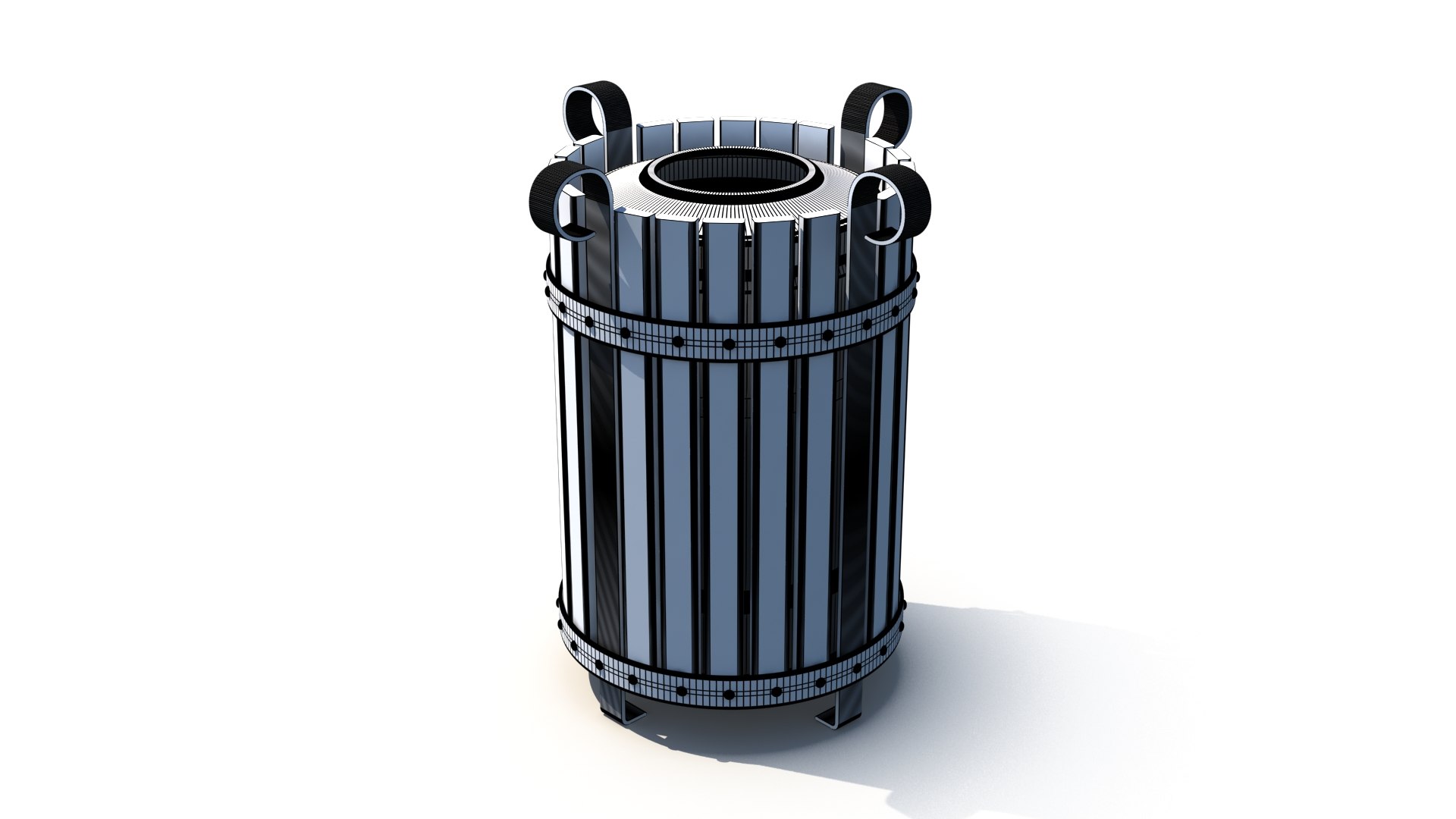 3D Model Public Trash Can - TurboSquid 2100408