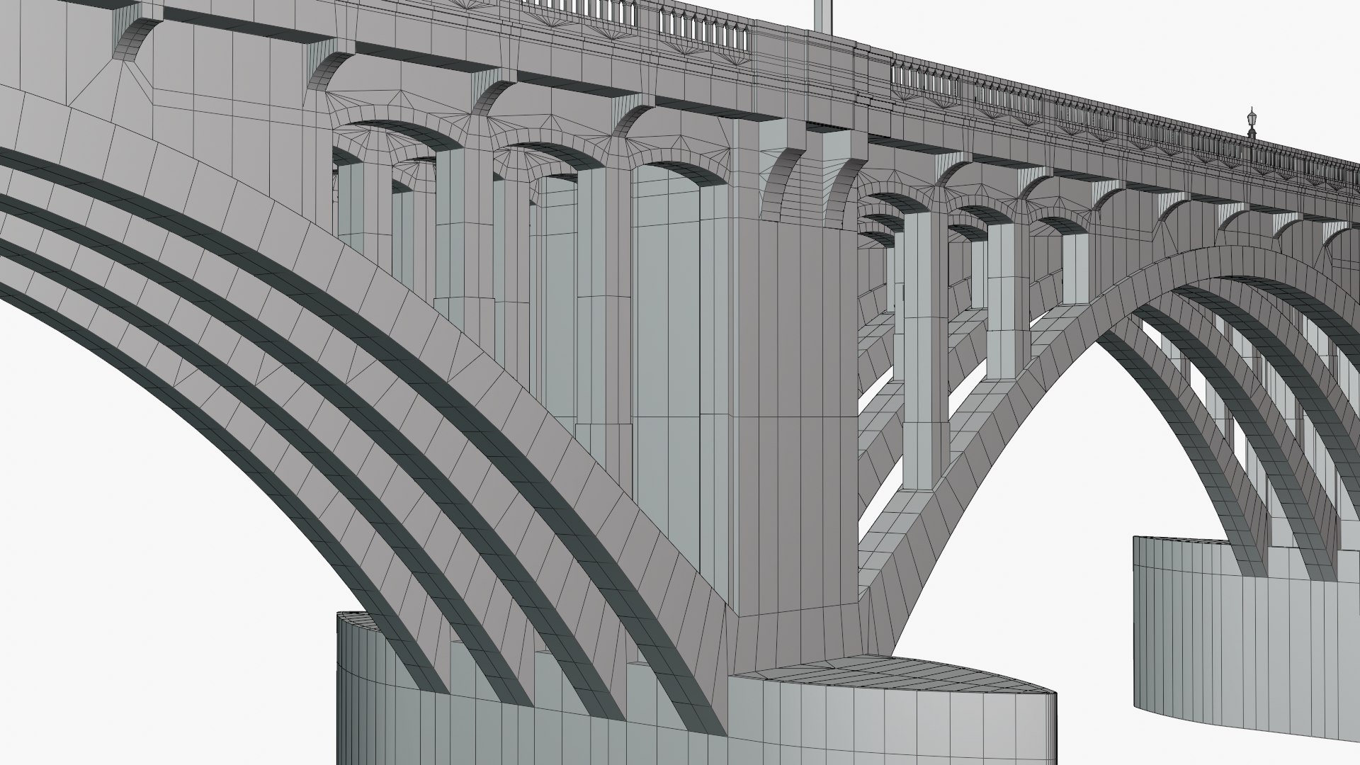 Concrete bridge 3D model - TurboSquid 1953472