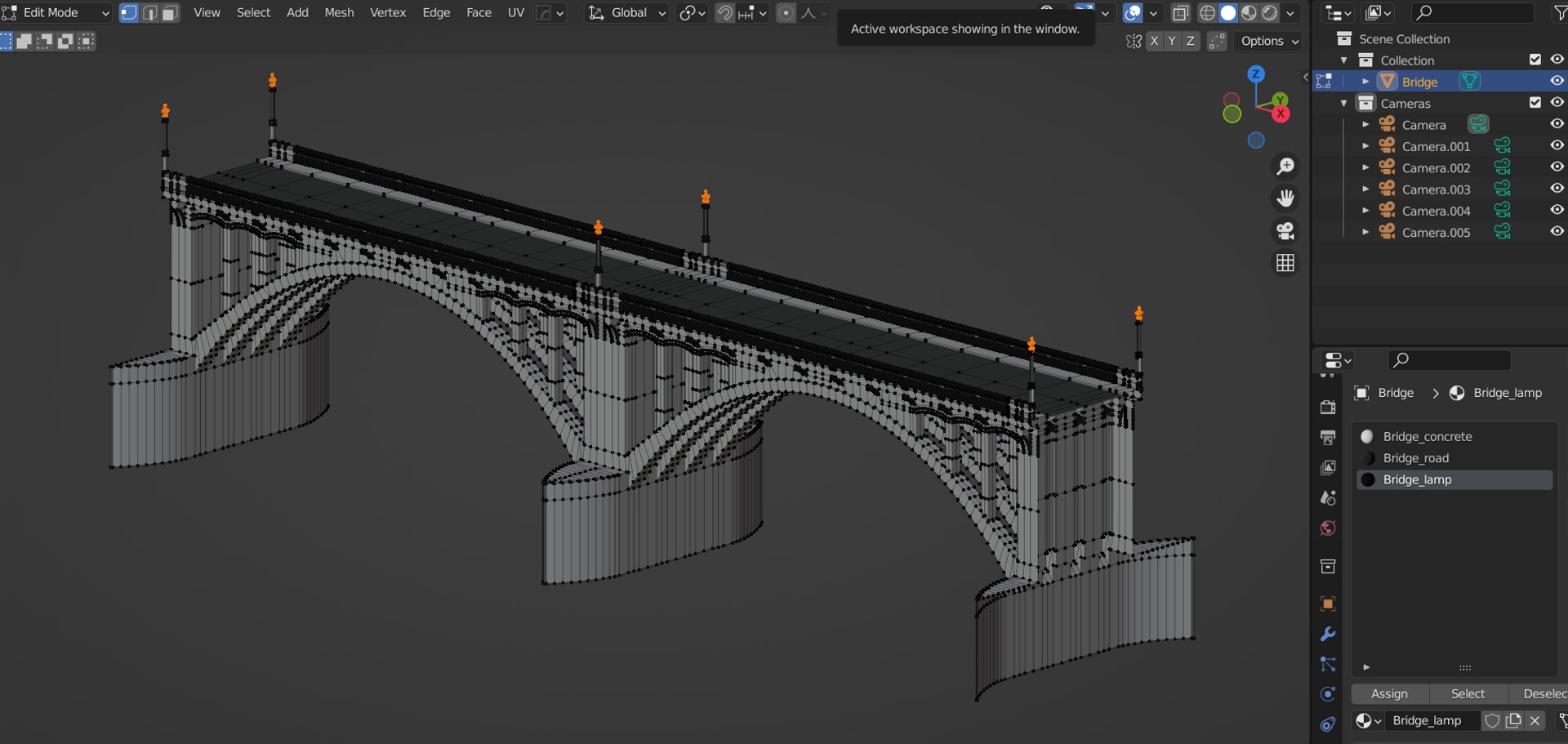 Concrete bridge 3D model - TurboSquid 1953472