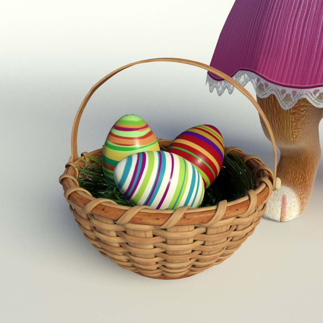 Easter Bunny 3d Model