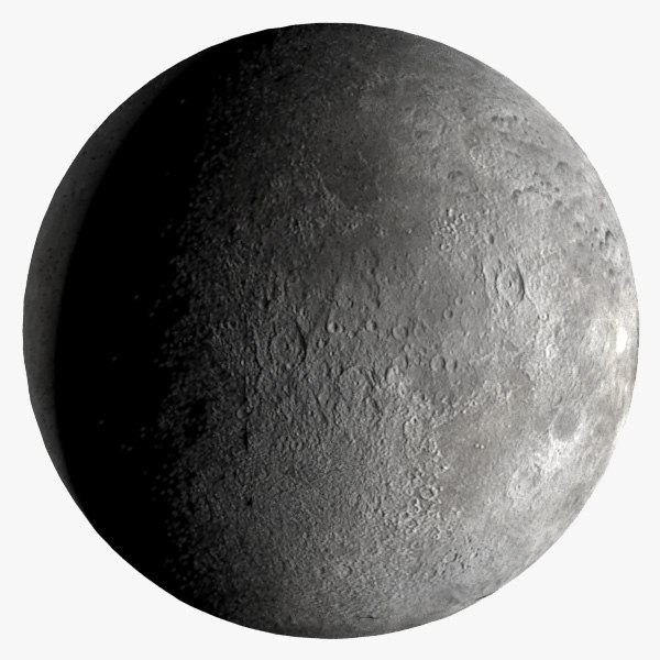 3d moon model
