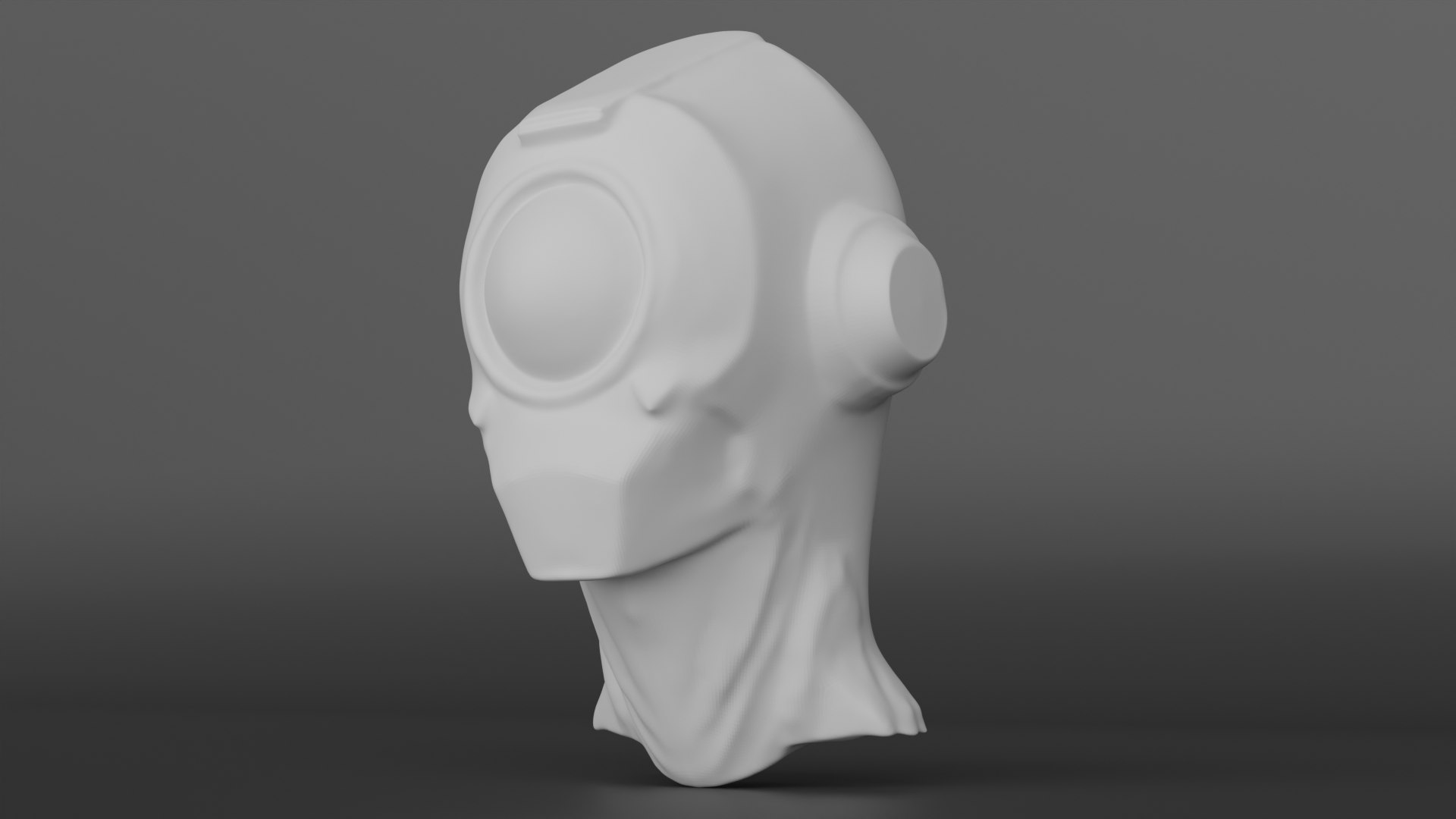 Alien Robo Head - 3D Print Model 3D Model - TurboSquid 2295454