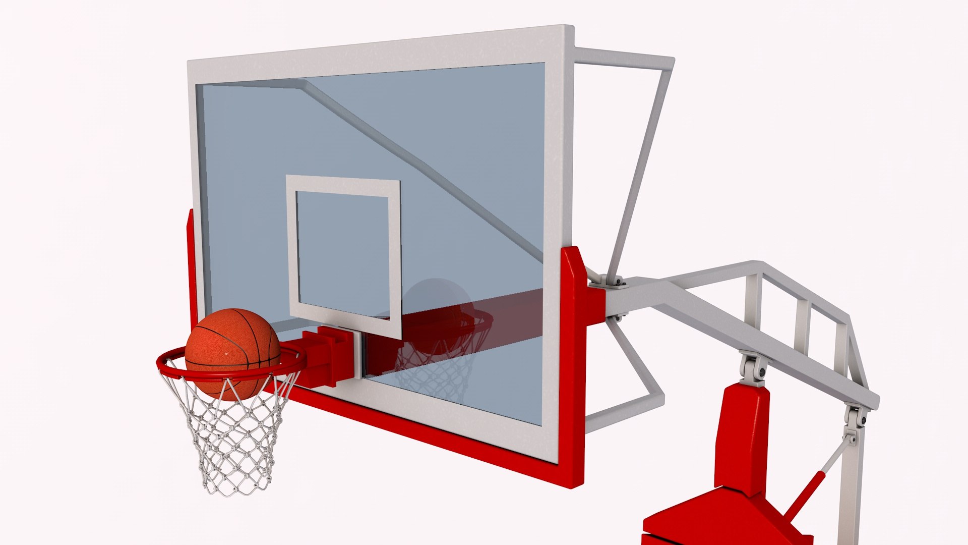 Basketball Hoop 3D model - TurboSquid 1860448
