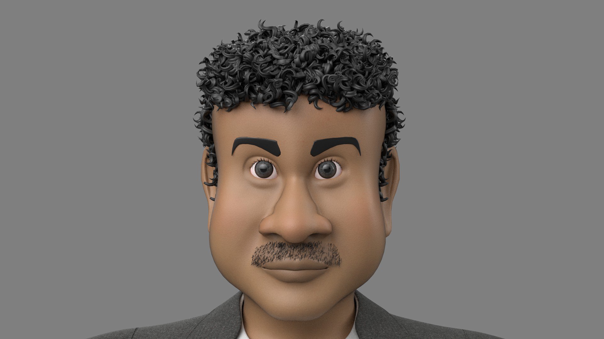 Cartoon Character DETECTIVE Without Rig 3D - TurboSquid 2274531