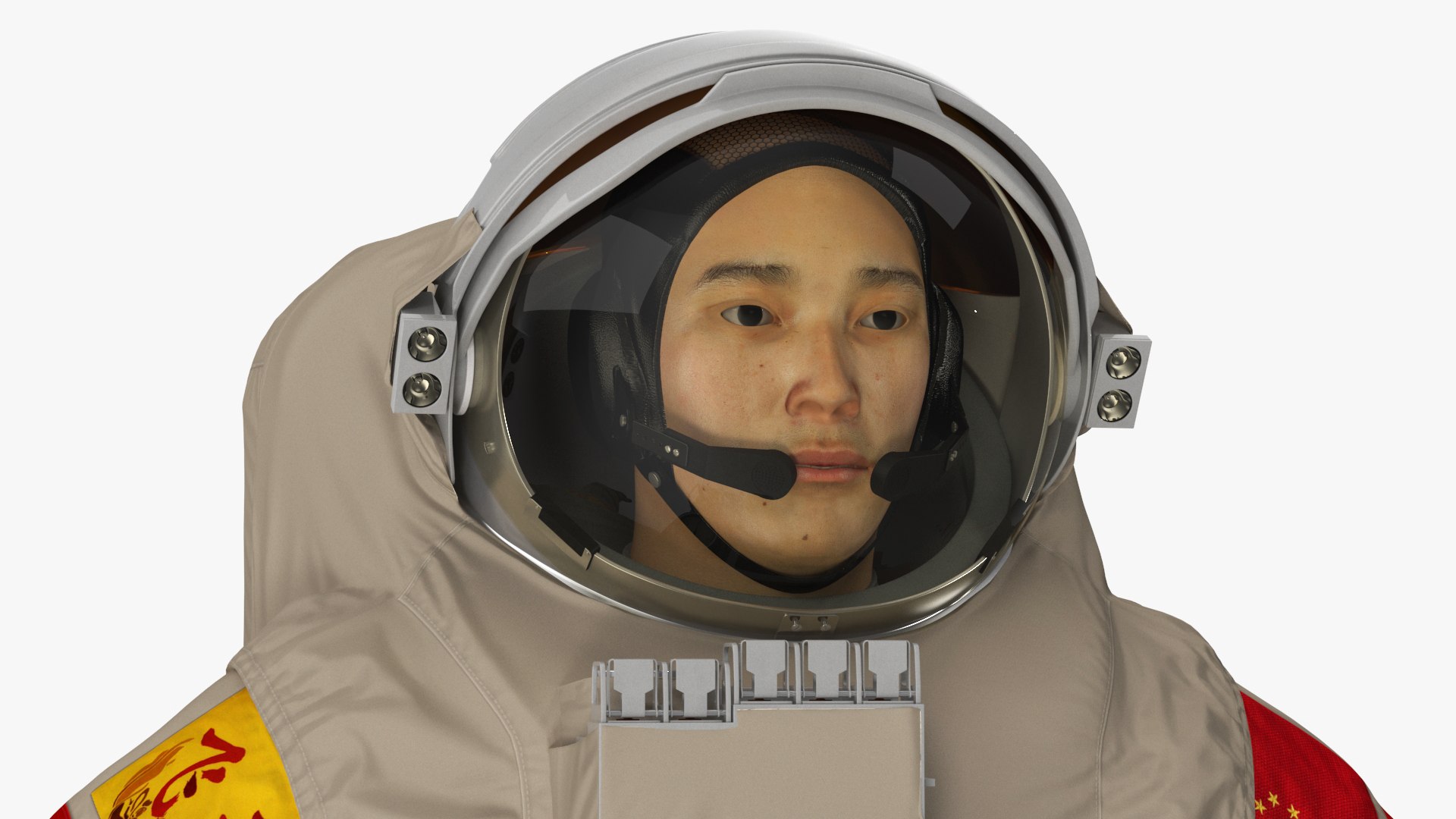 3D Astronaut Wearing Feitian Space Suit Rigged For Maya - TurboSquid ...