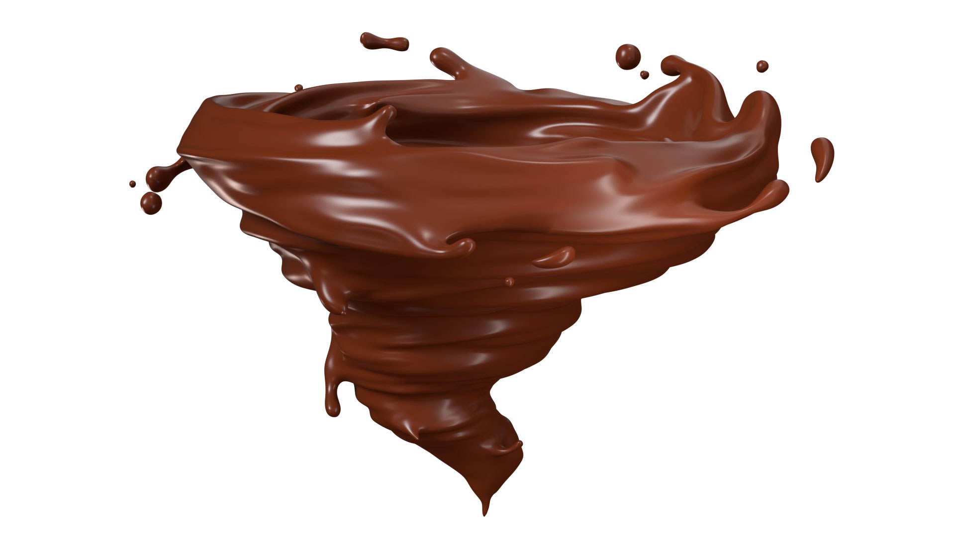 3D Chocolate Splash 31 - TurboSquid 2177979