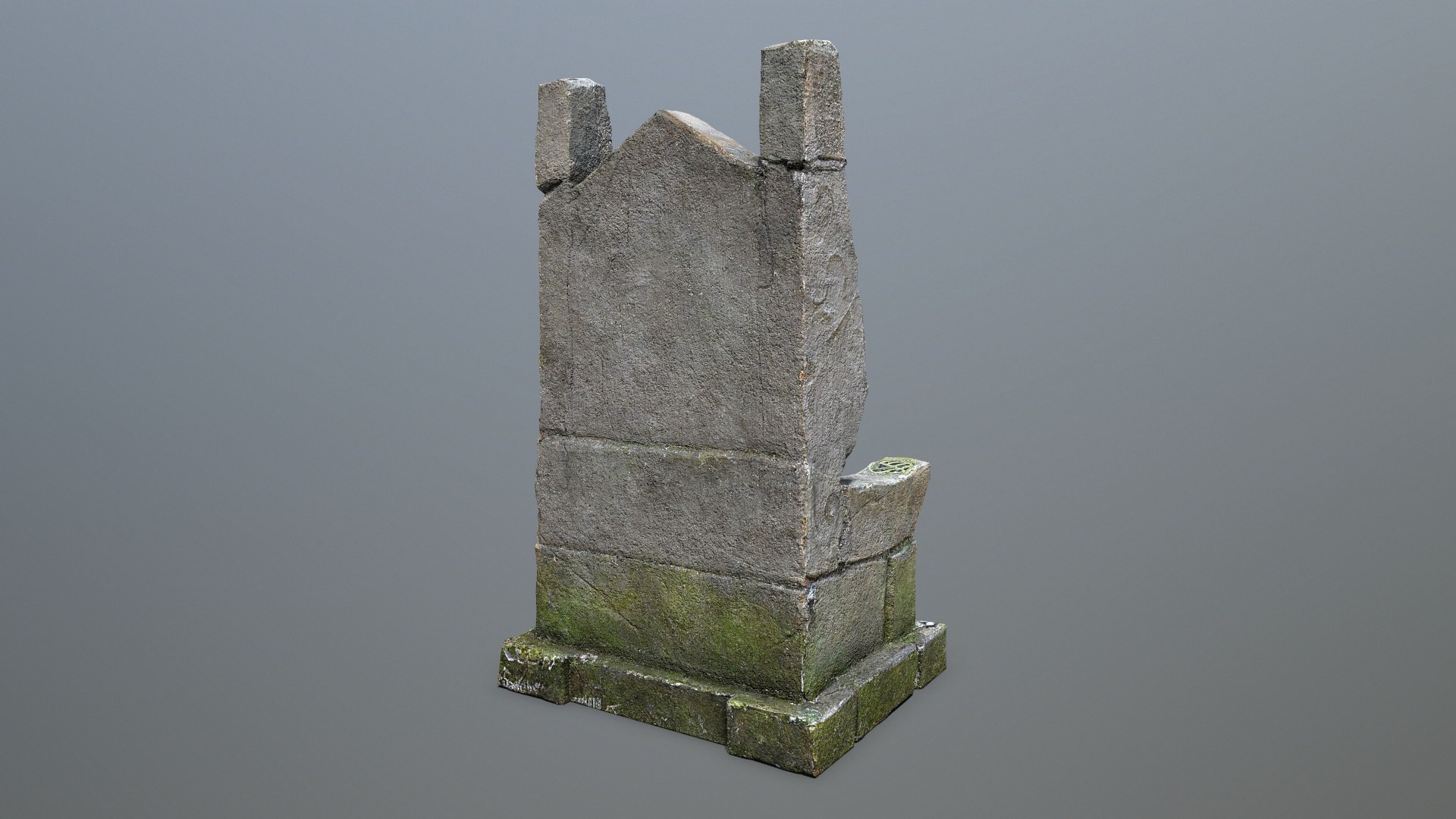 3D Stone Throne Model - TurboSquid 2260123