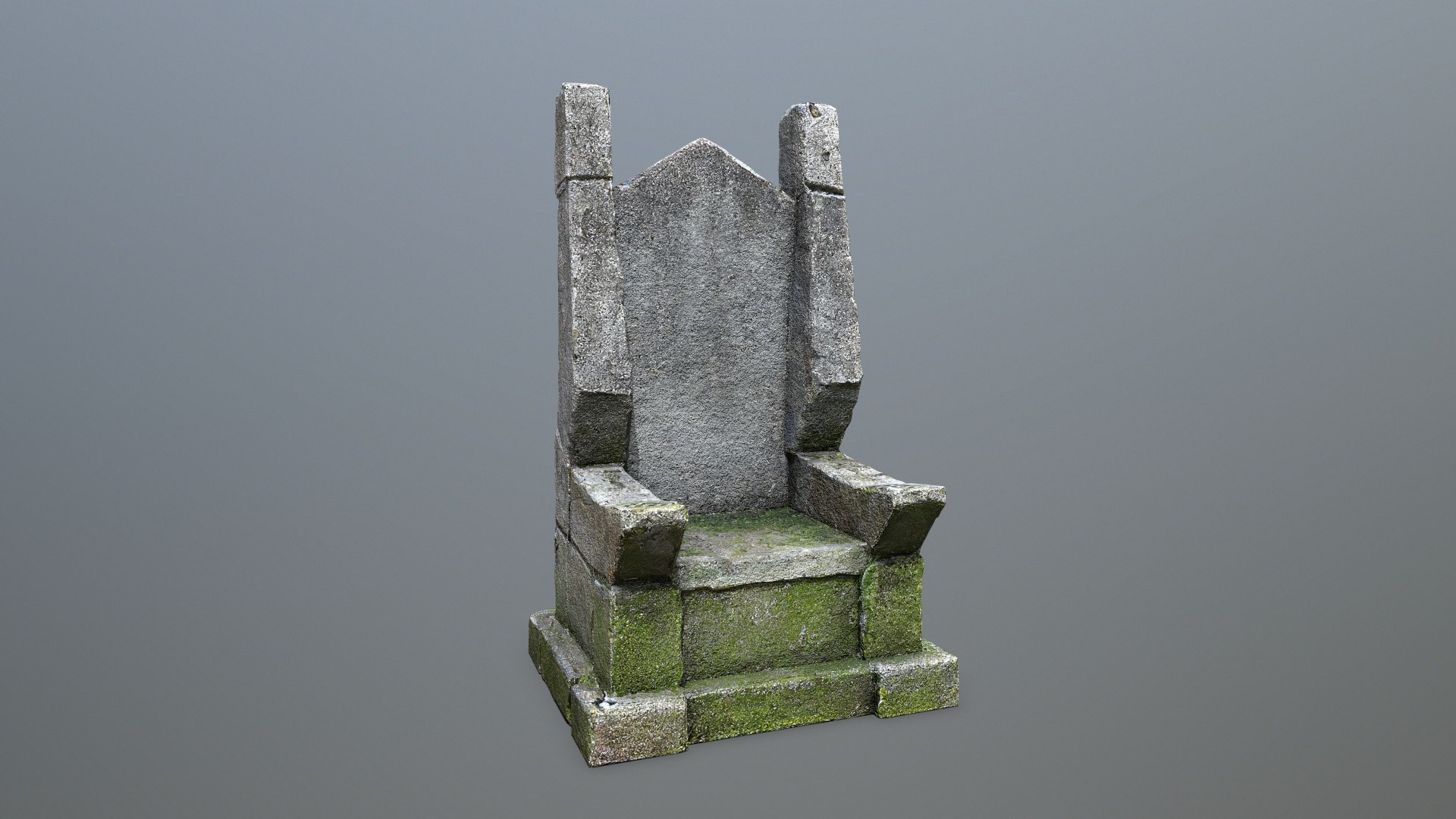 3D Stone Throne Model - TurboSquid 2260123