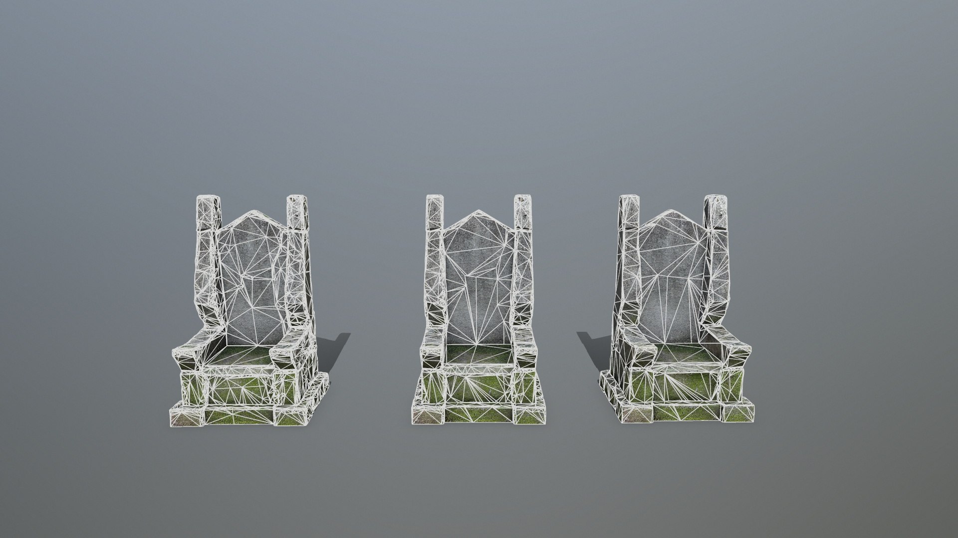 3D Stone Throne Model - TurboSquid 2260123