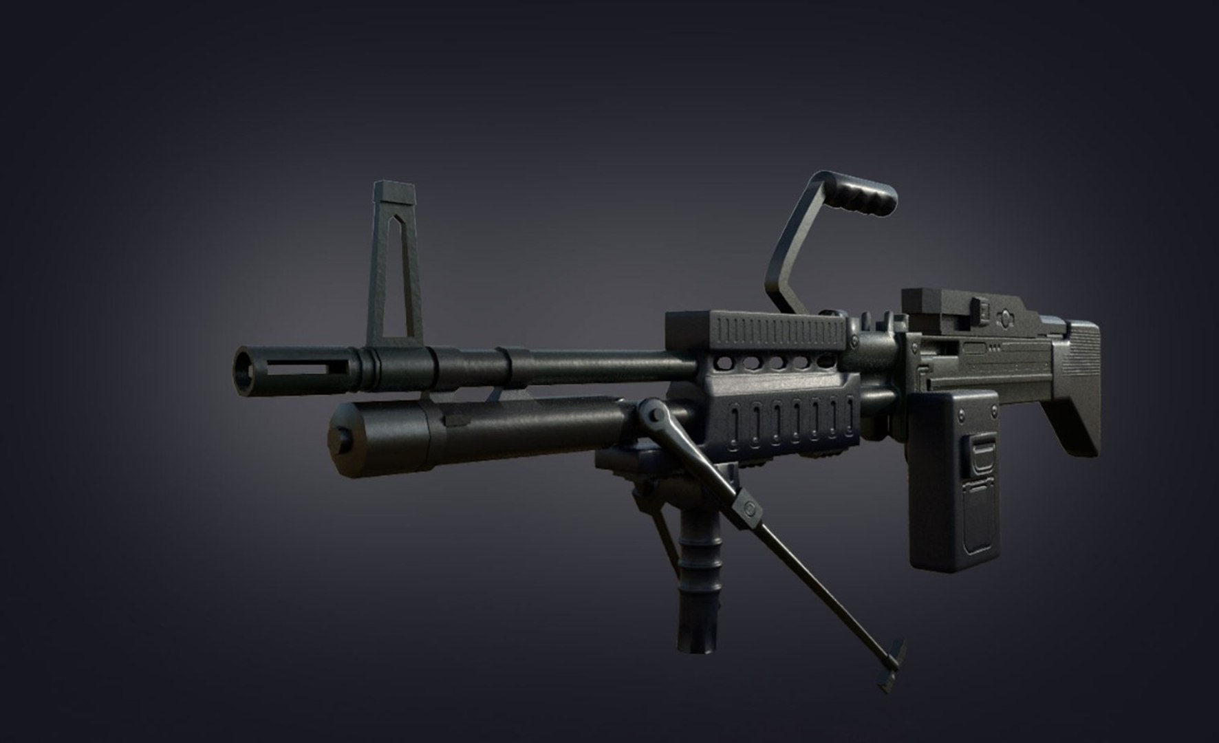 M60e4 Rifle 3D Model - TurboSquid 1470298