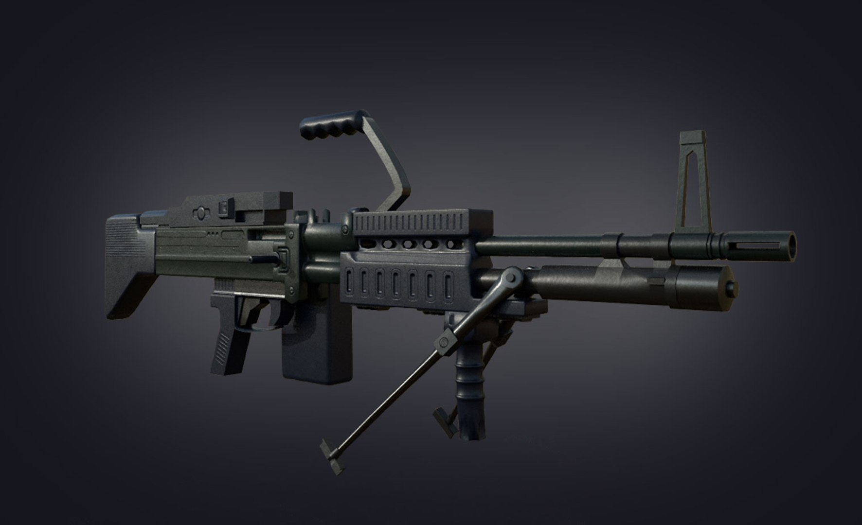 M60e4 Rifle 3D Model - TurboSquid 1470298