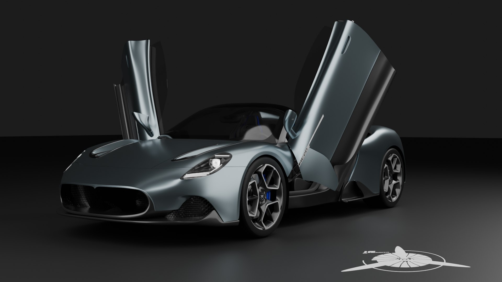3D Model Maserati MC20 Cielo 2025 Rigged And Animated - TurboSquid 2472342