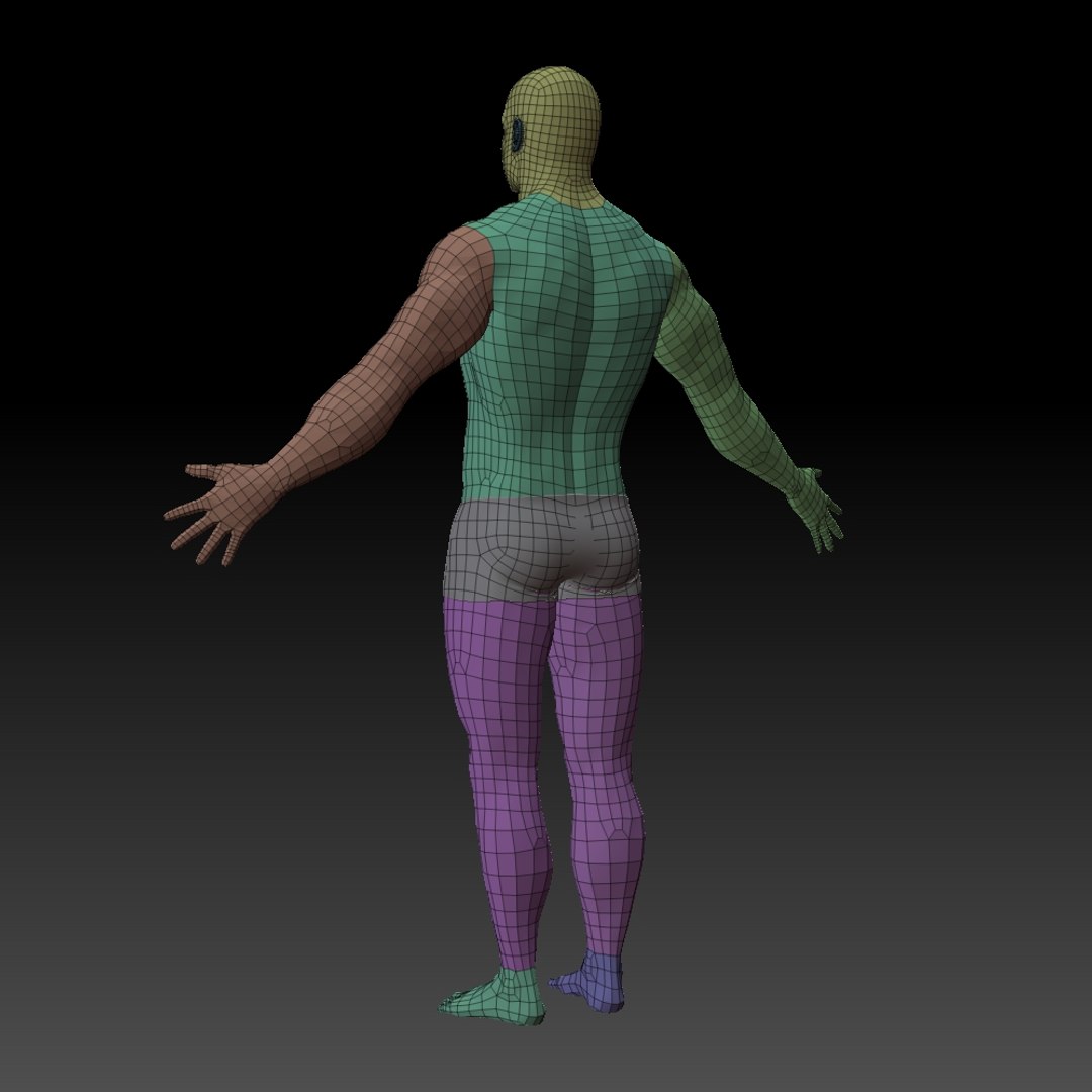 3D Male Body Model - TurboSquid 1474966