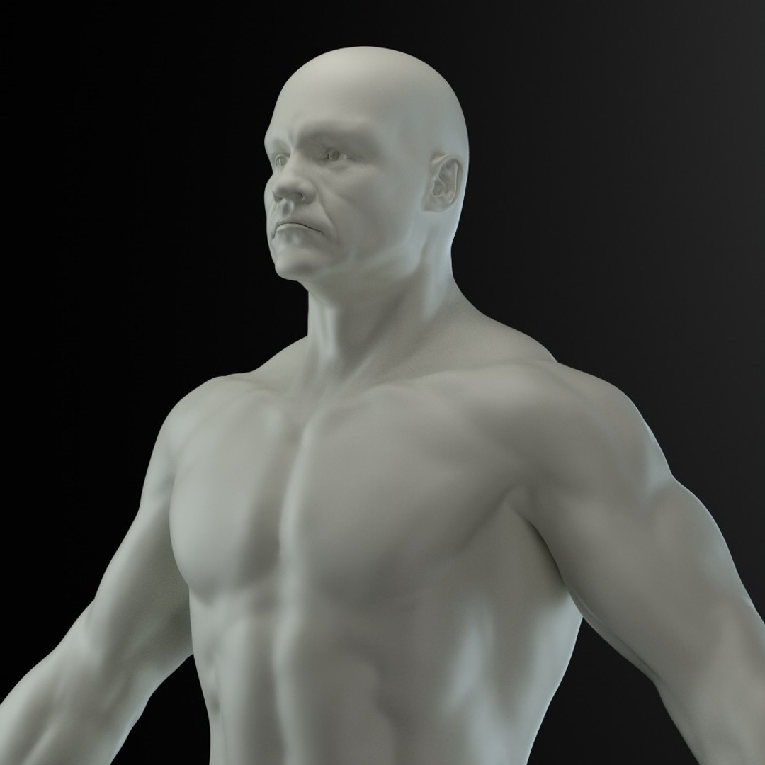 3D Male Body Model - TurboSquid 1474966