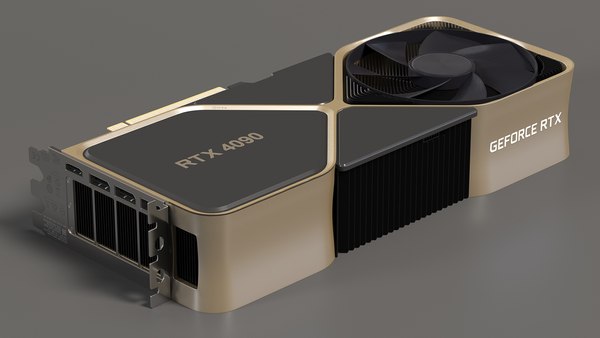 NVidia RTX 4090 Graphics Card model - TurboSquid 1994216