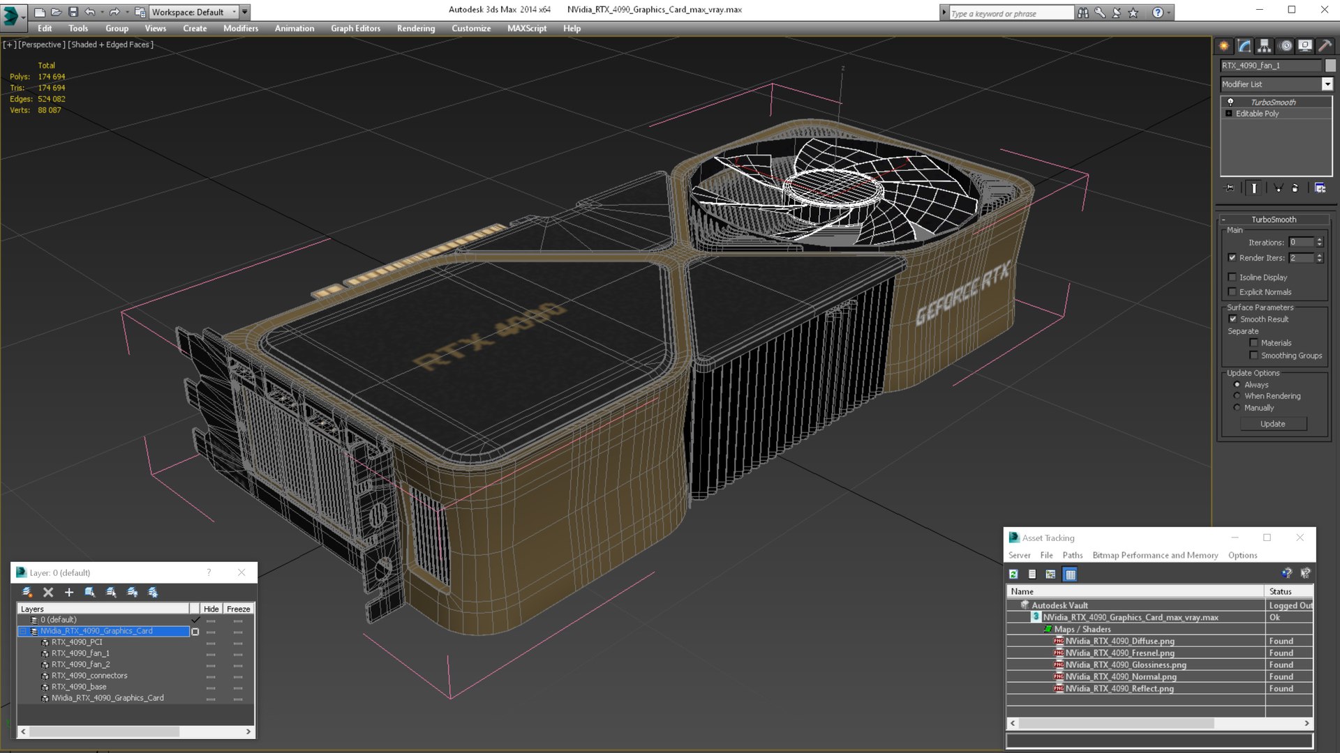 NVidia RTX 4090 Graphics Card Model - TurboSquid 1994216