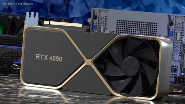 NVidia RTX 4090 Graphics Card model - TurboSquid 1994216