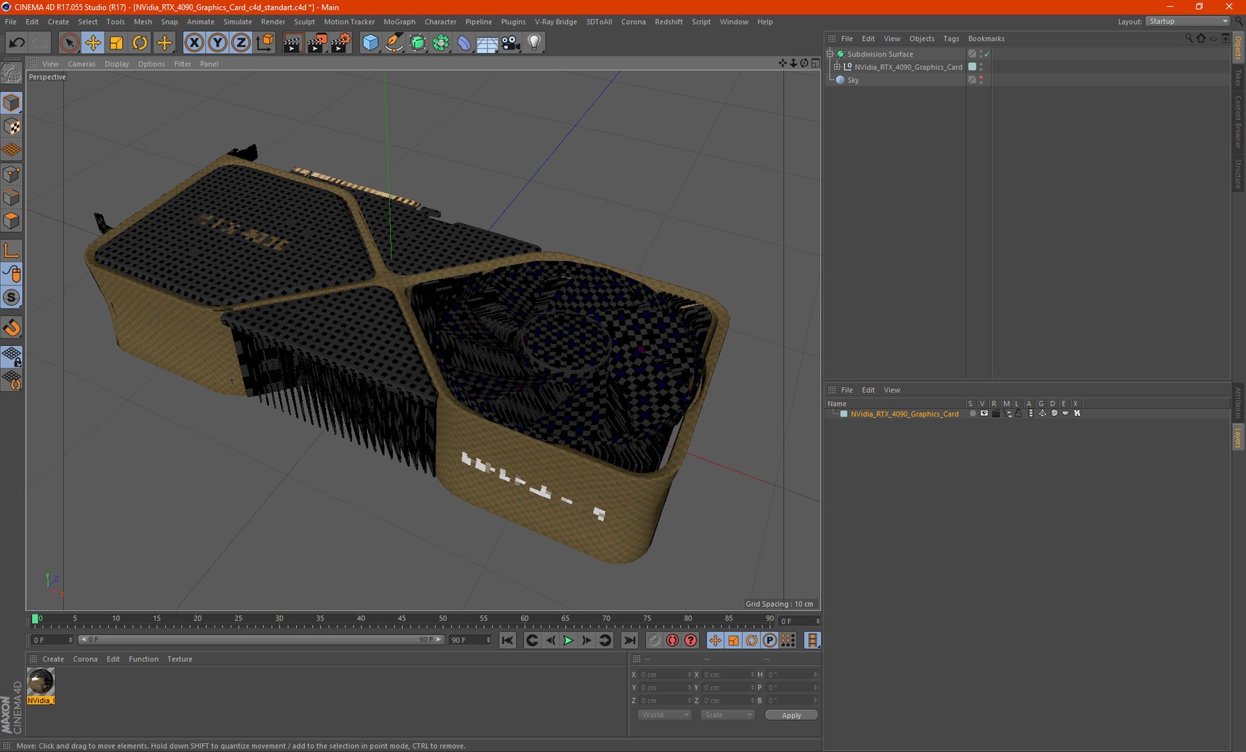 NVidia RTX 4090 Graphics Card Model - TurboSquid 1994216