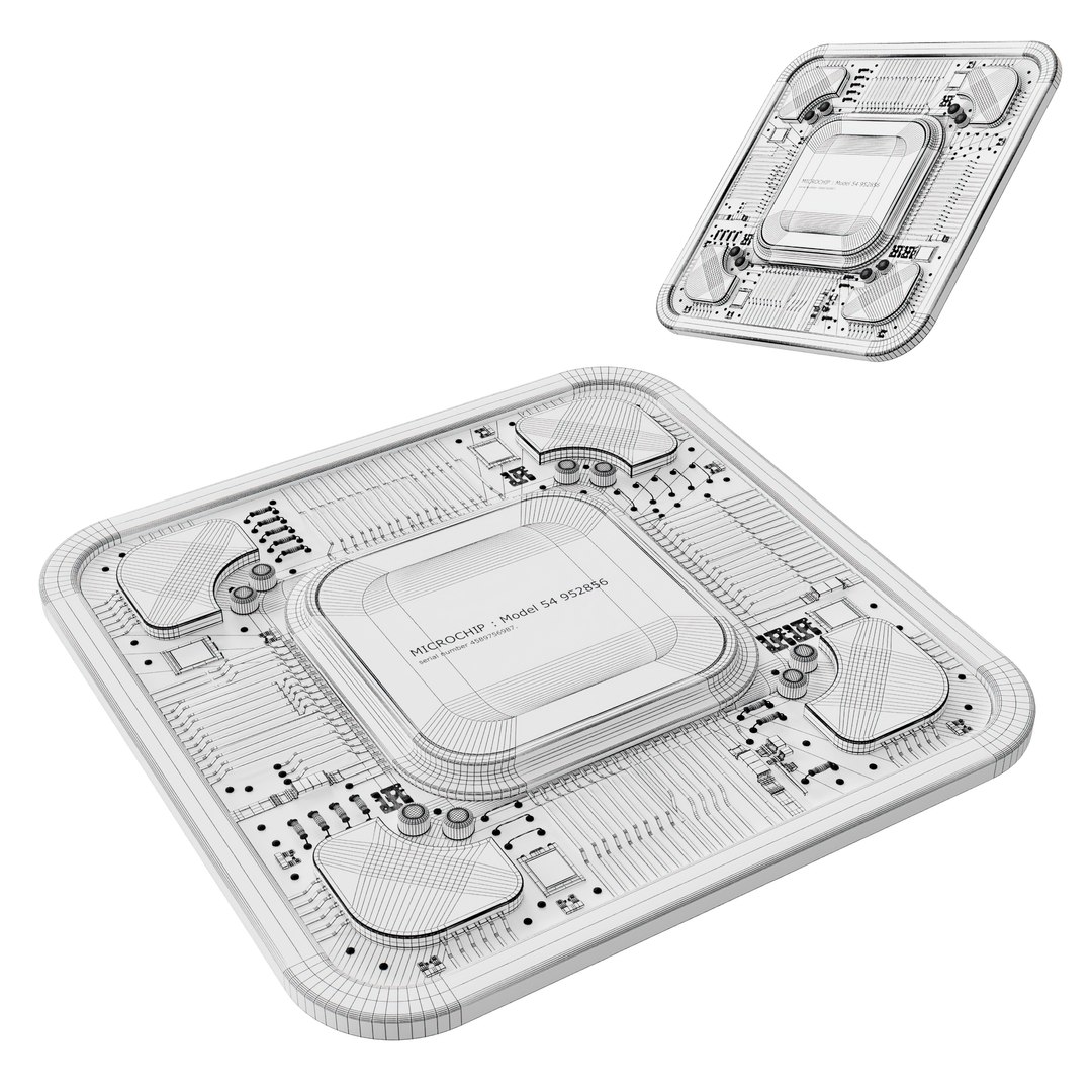 3D Microchip - TurboSquid 2111700