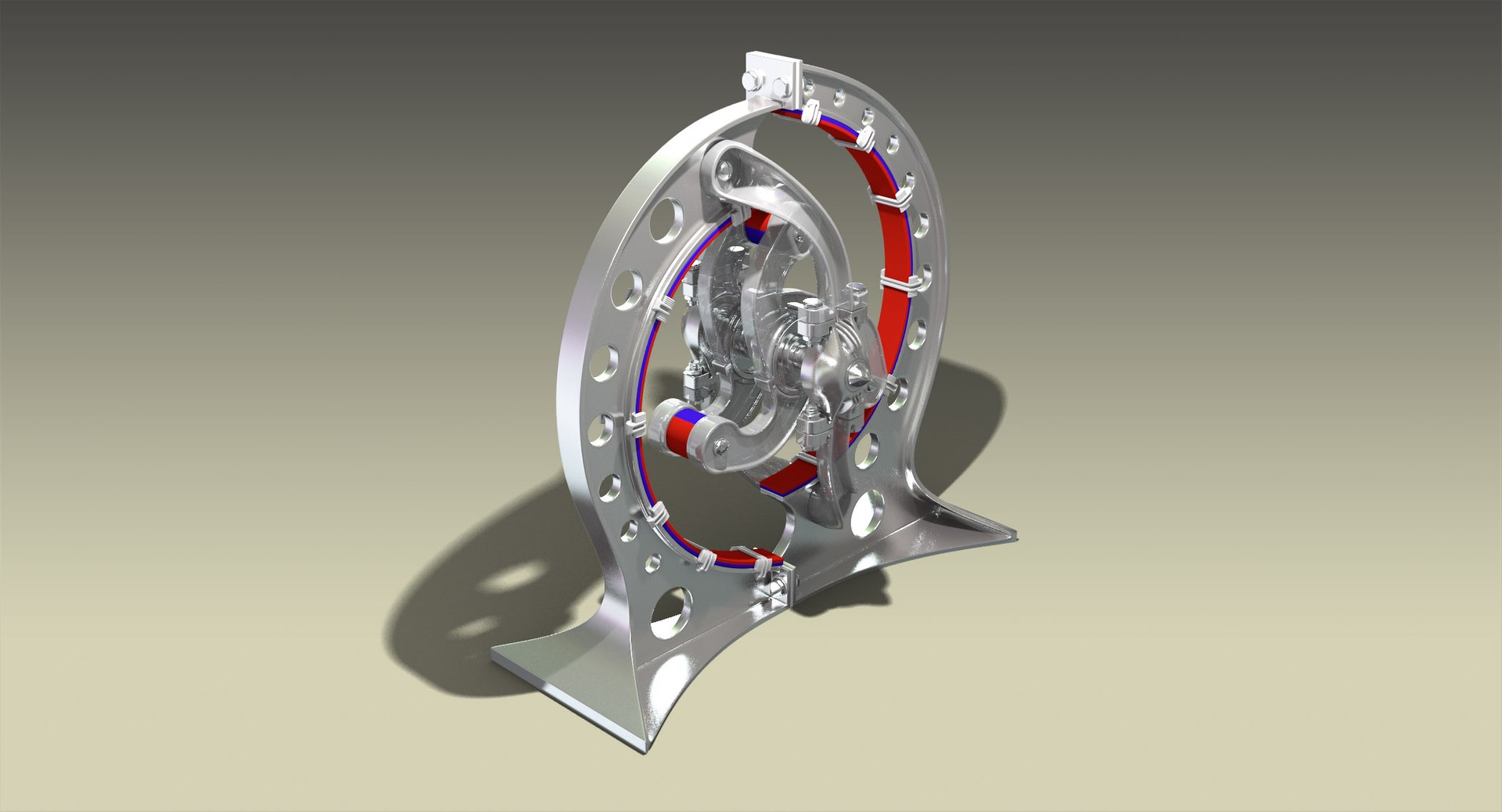 Magnetic Motor 3D - TurboSquid 1442845
