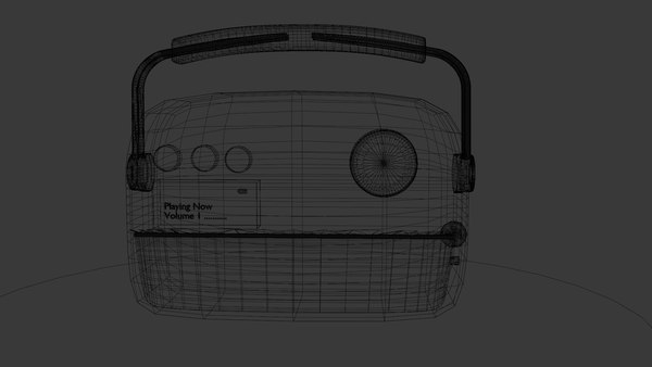 3D Radio Modern Model - TurboSquid 1801259