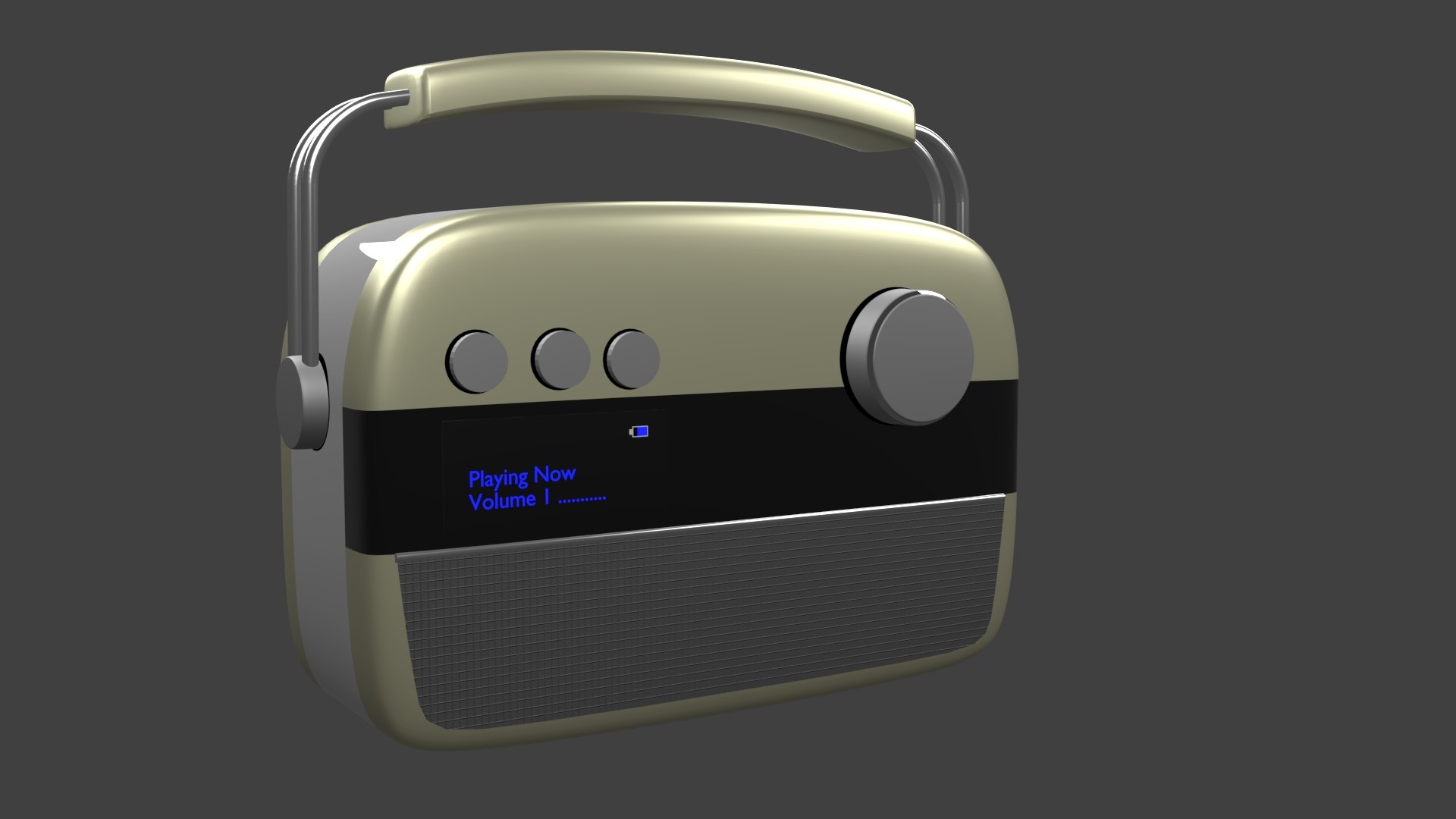 3D Radio Modern Model - TurboSquid 1801259