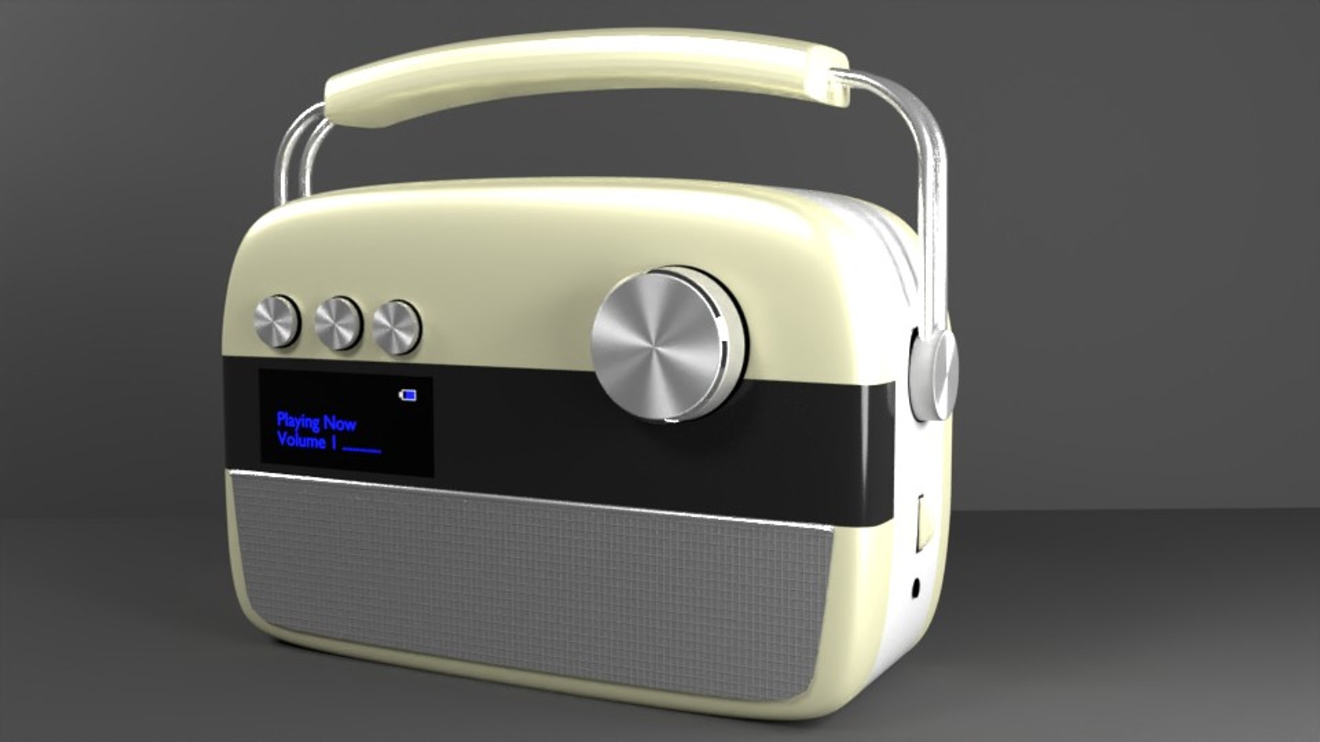 3D Radio Modern Model - TurboSquid 1801259