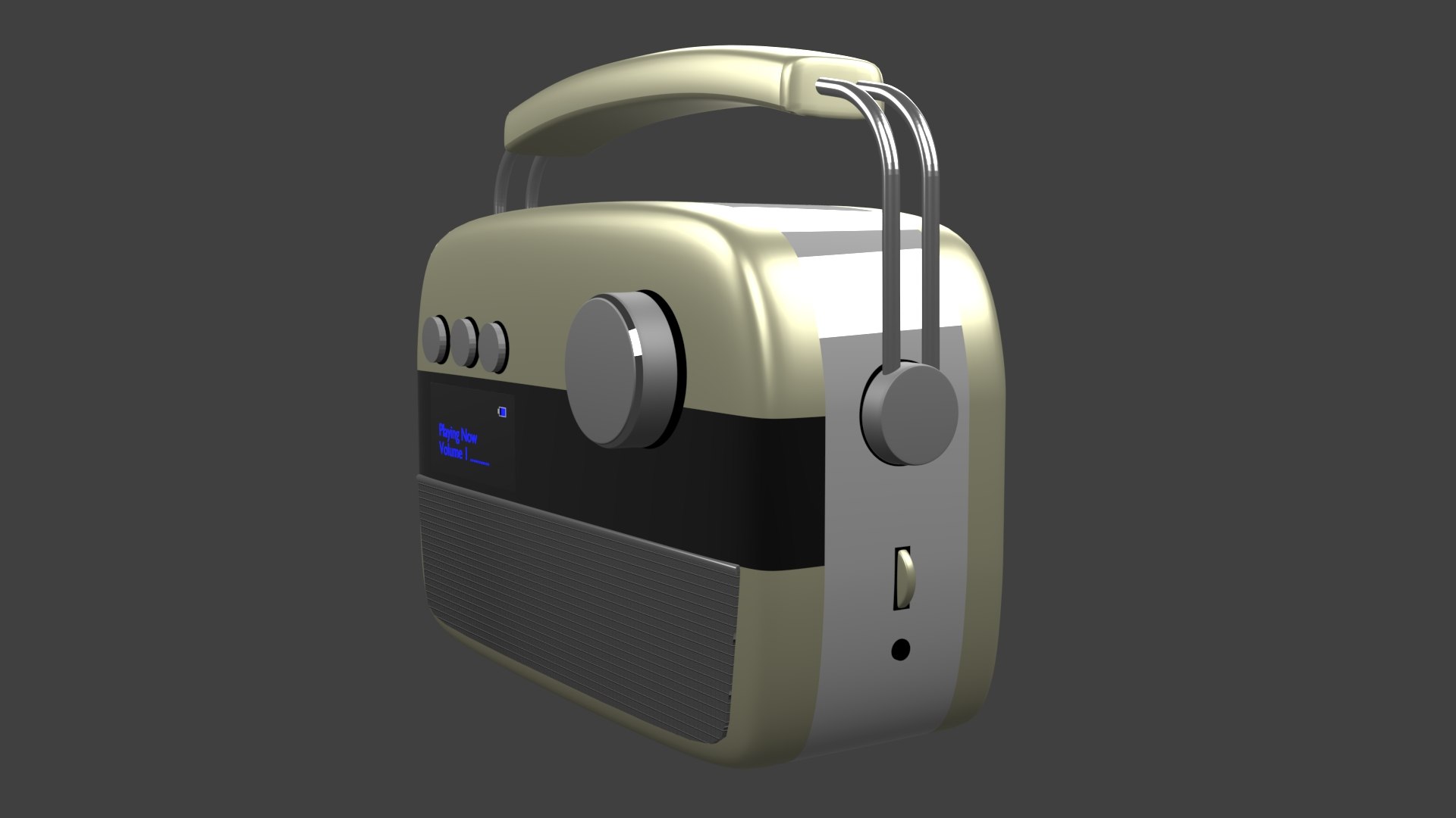 3D Radio Modern Model - TurboSquid 1801259