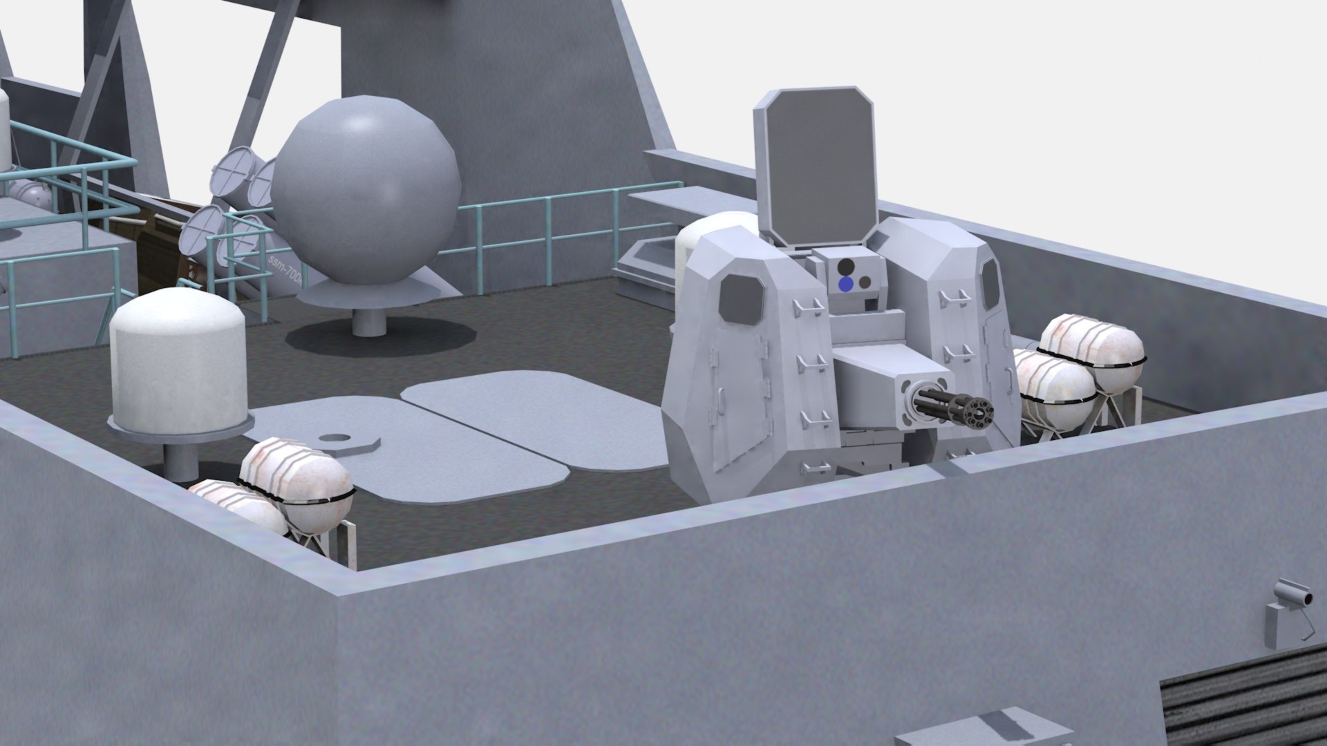 ROKS Chungnam FFG828 Frigate 3D Model - TurboSquid 2098933