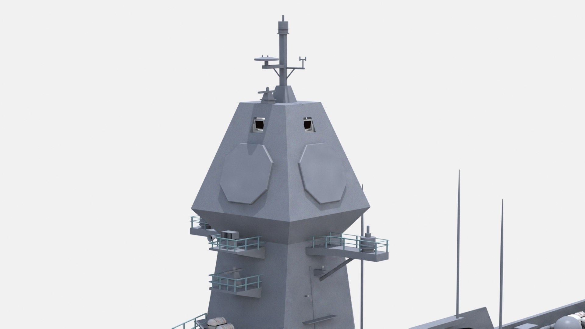 ROKS Chungnam FFG828 Frigate 3D Model - TurboSquid 2098933