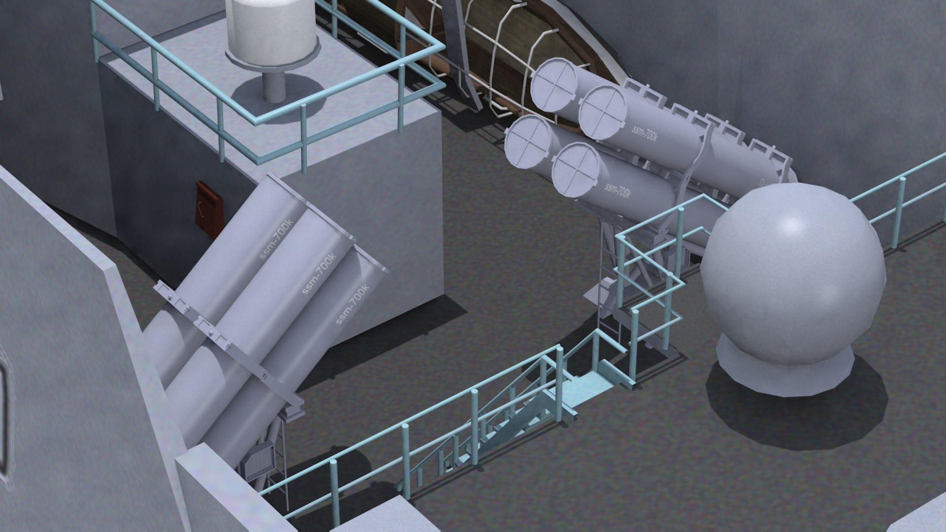 ROKS Chungnam FFG828 Frigate 3D Model - TurboSquid 2098933