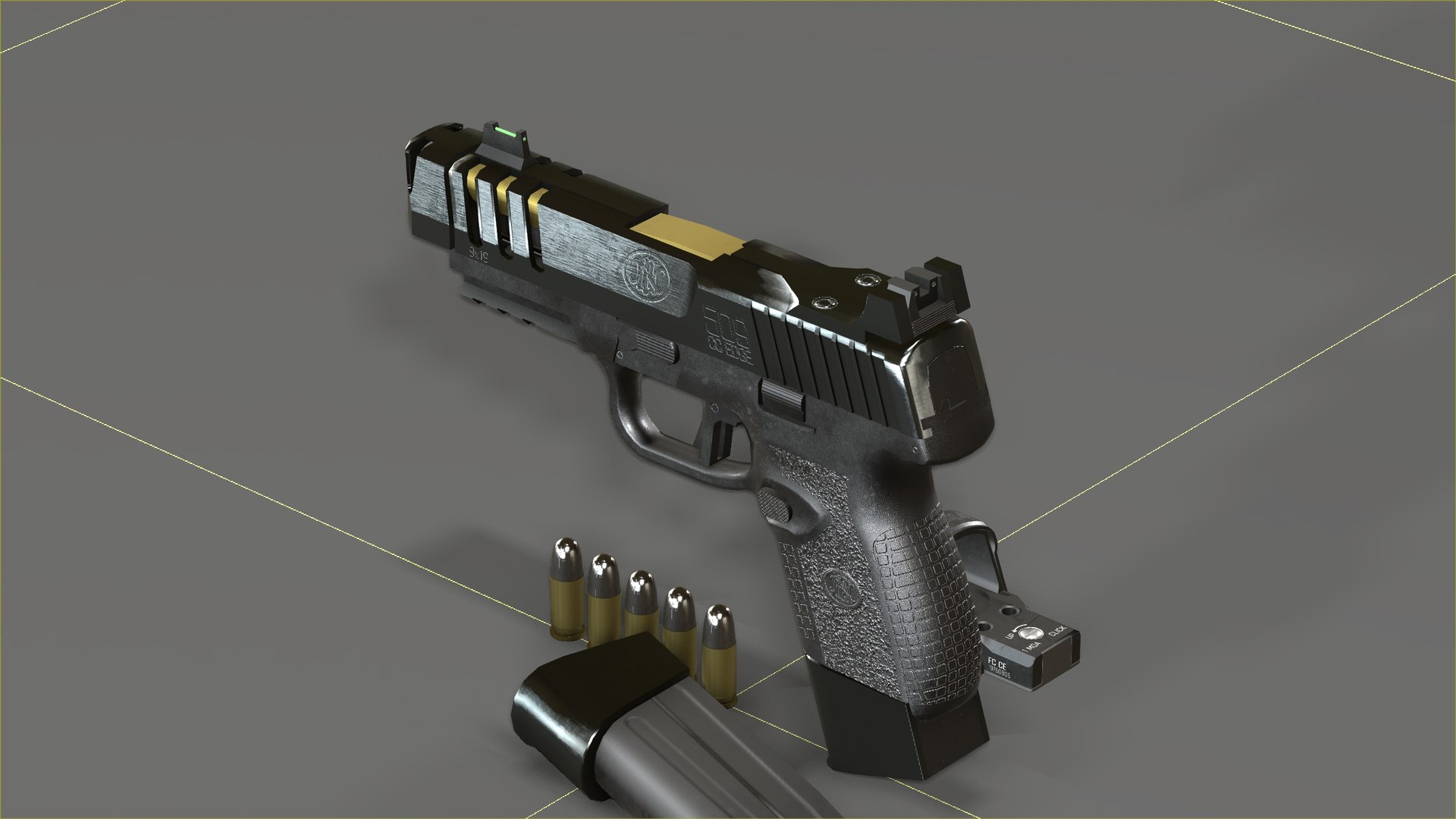FN 509CC Edge 3D model - TurboSquid 2147966