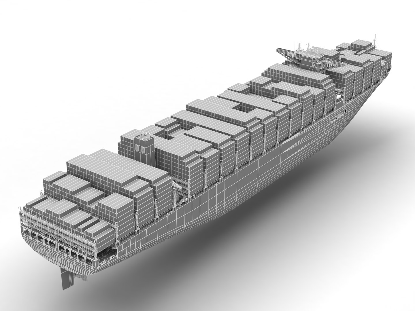 Cosco Container Ship 3D Model - TurboSquid 1970145