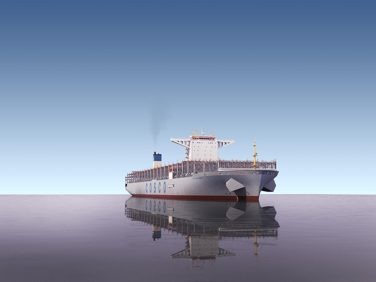 Cosco Container Ship 3D Model - TurboSquid 1970145